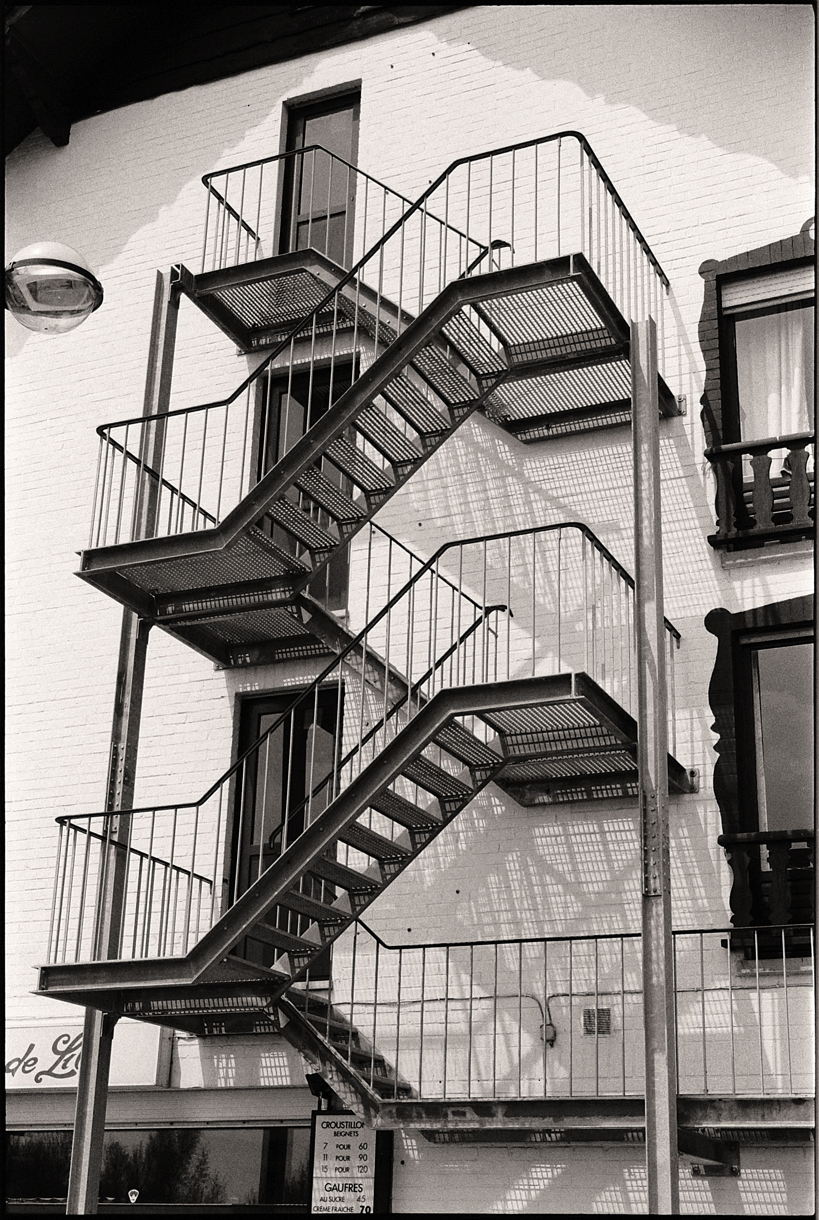 Stairs on Side of Apartment Building · Free Stock Photo
