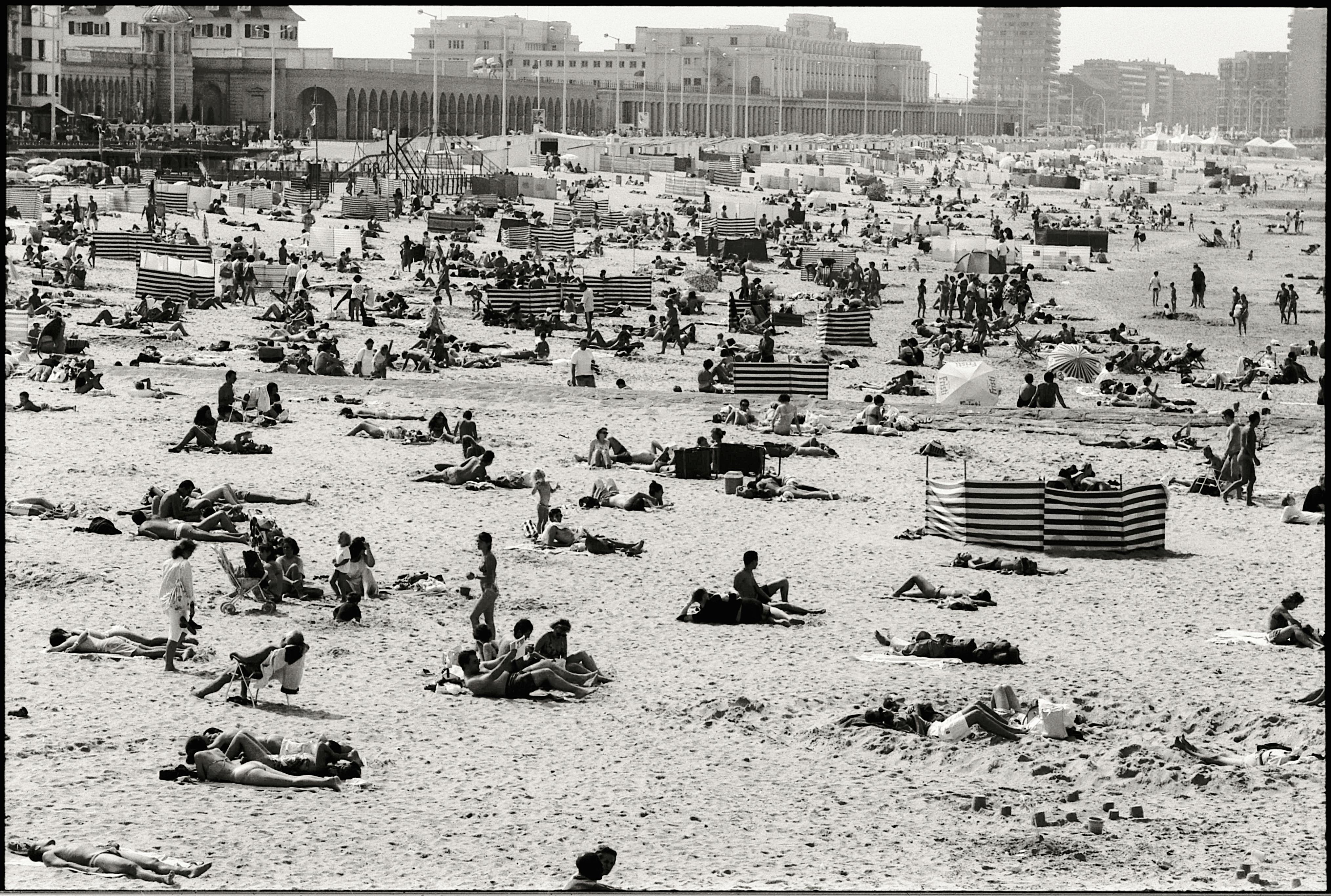Grayscale Photo of People Walking · Free Stock Photo