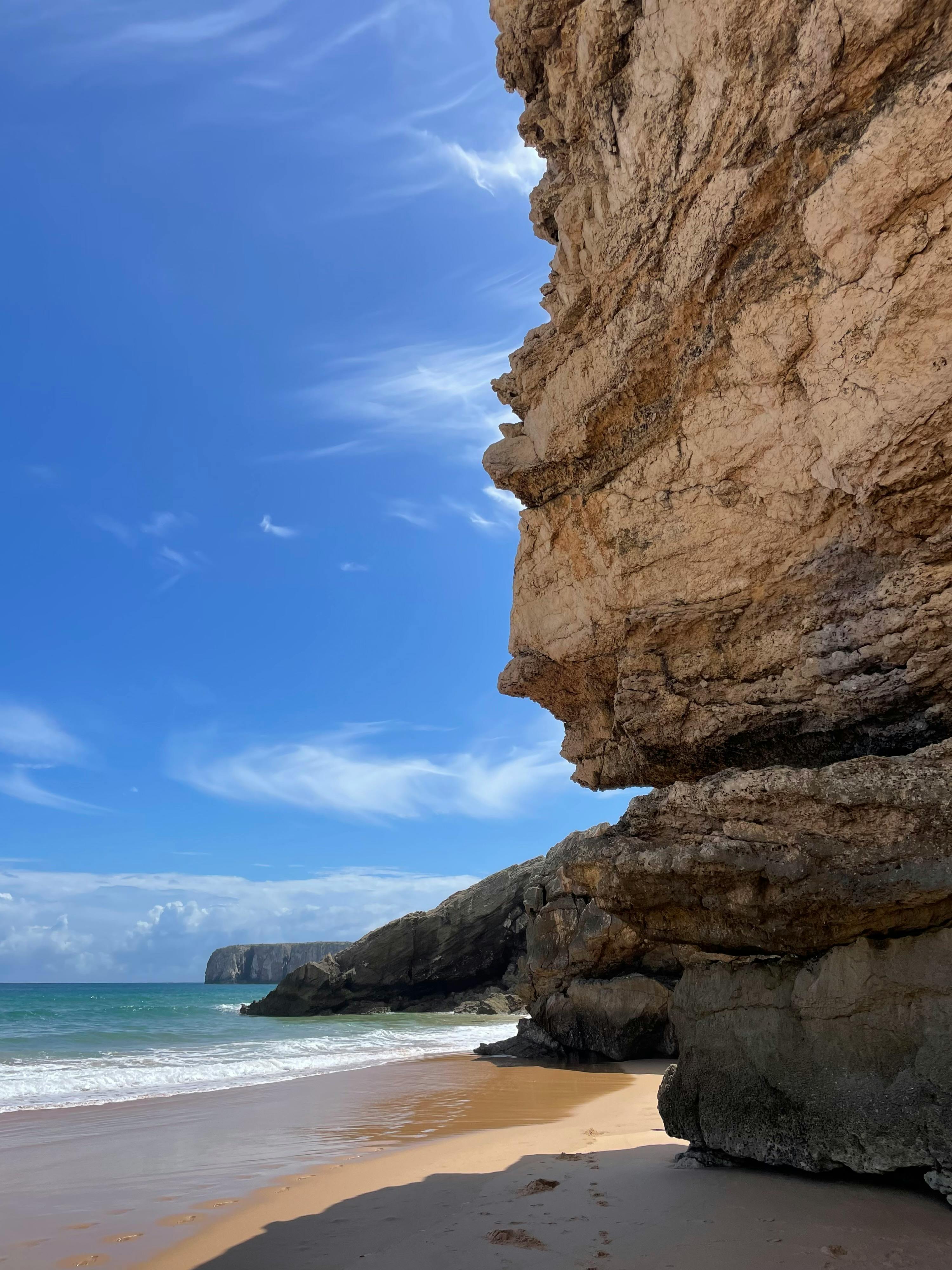 Sea Shore Cliff View · Free Stock Photo