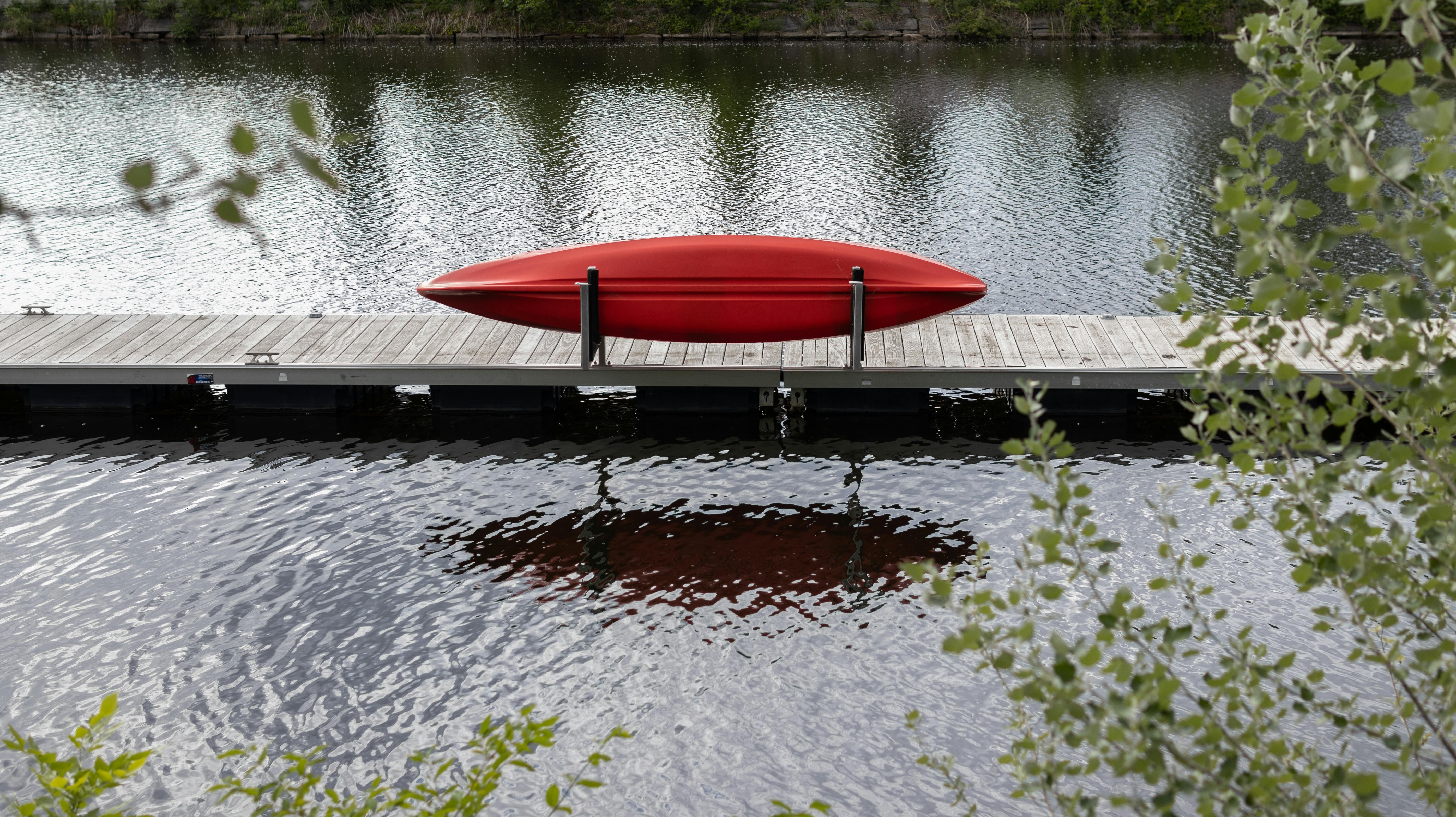 Kayak on Pier · Free Stock Photo