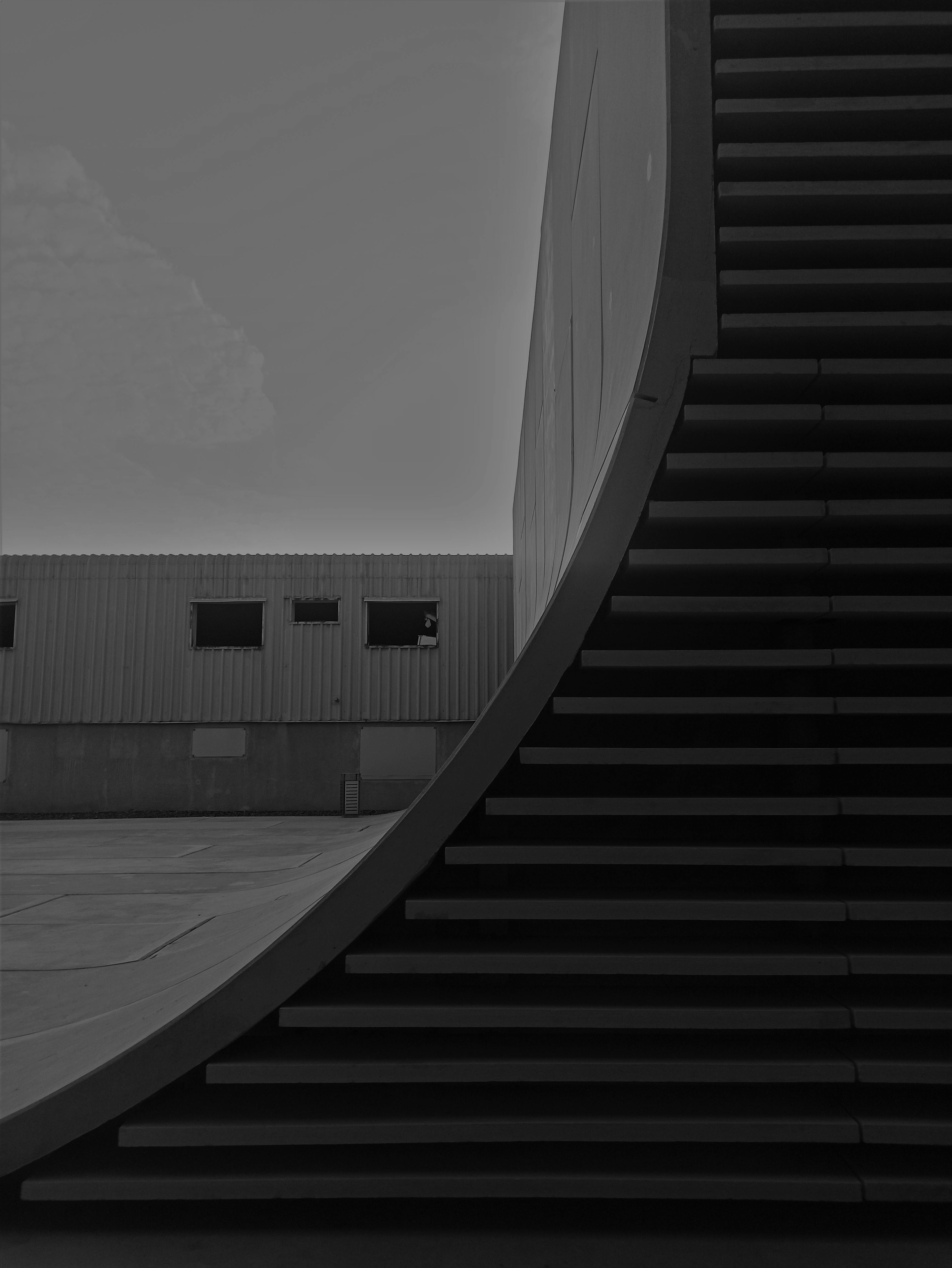 Dark Warehouse Wall · Free Stock Photo