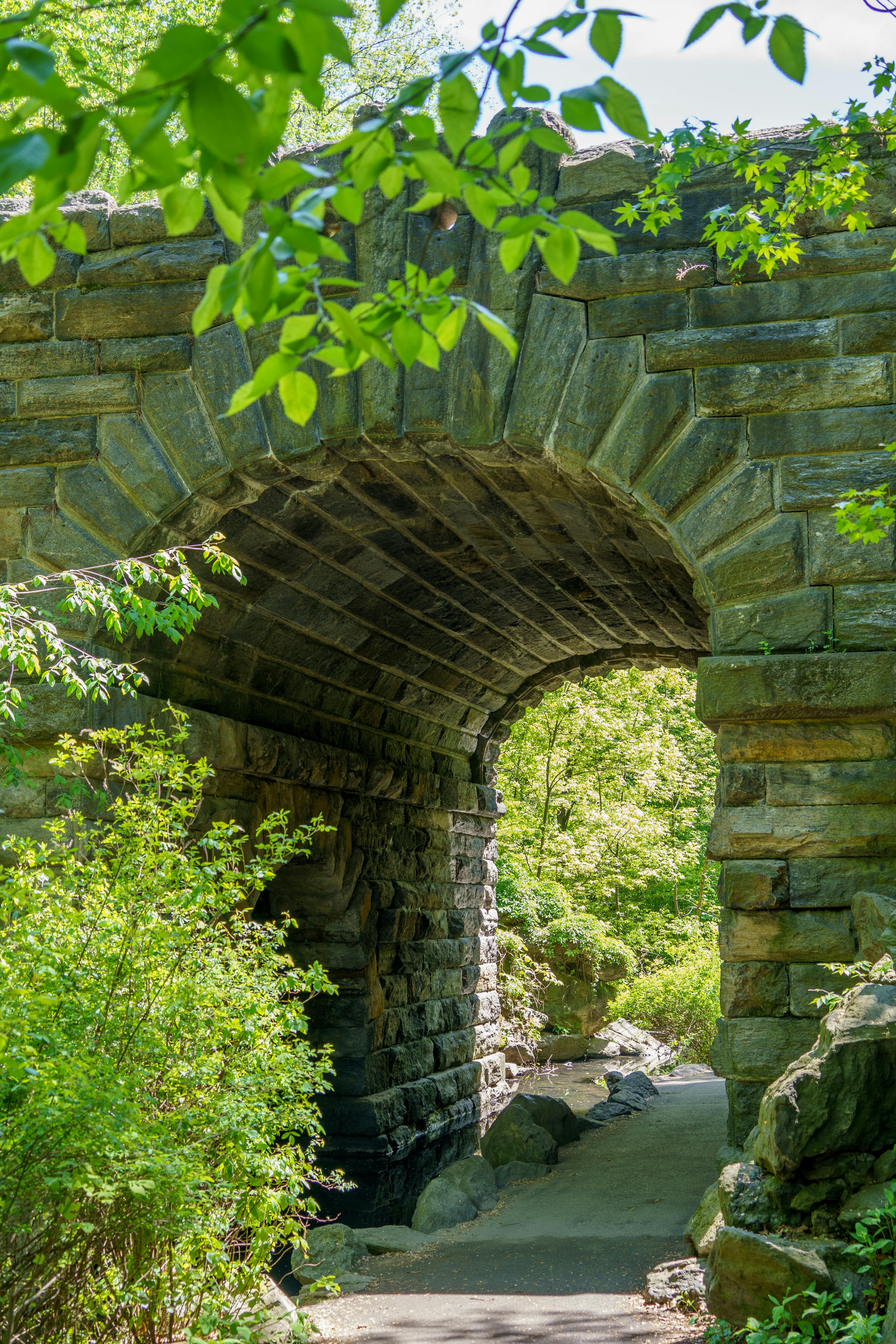 Vintage, Stone Bridge over Road · Free Stock Photo