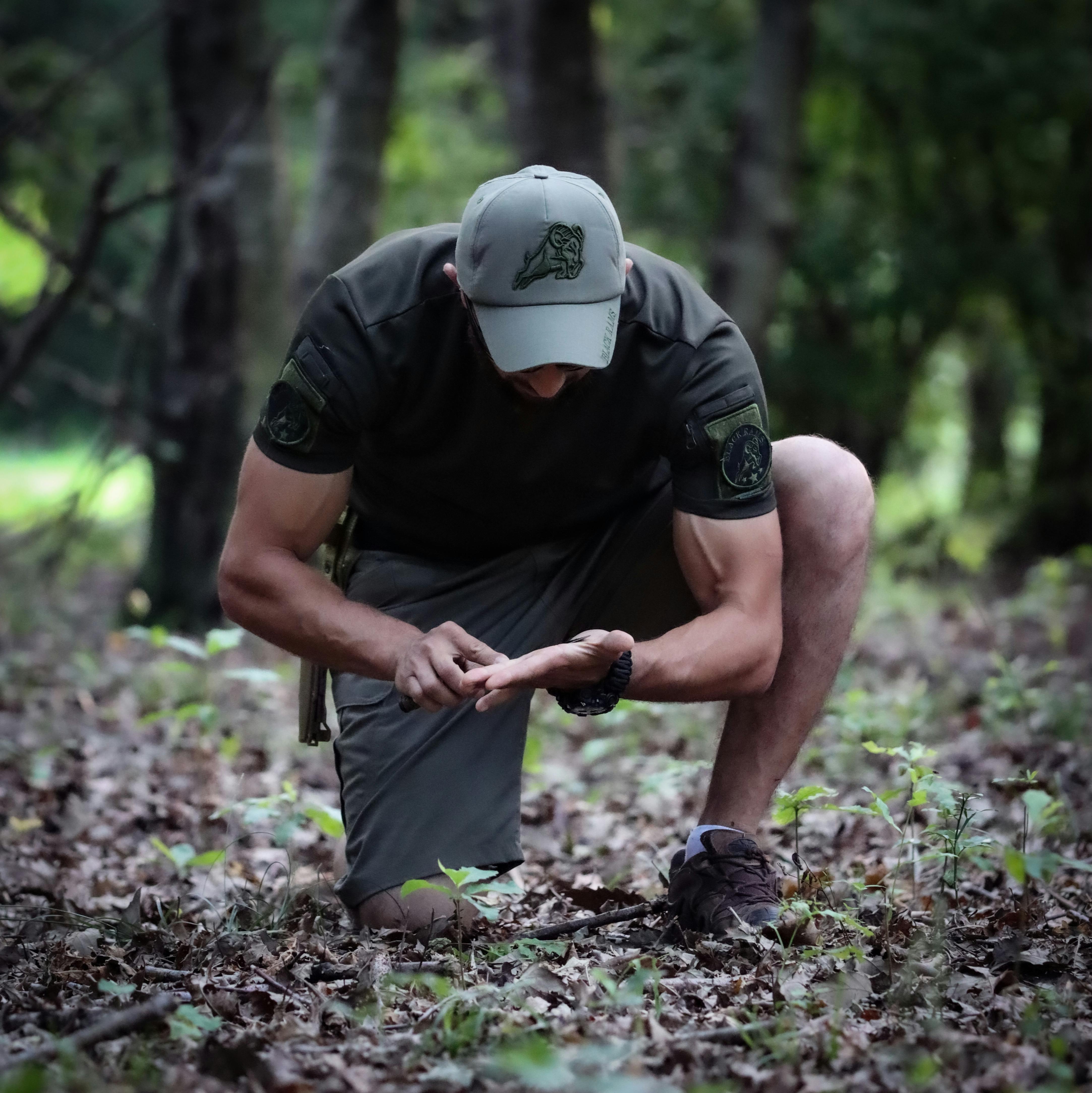 Man Tracking in Forest · Free Stock Photo