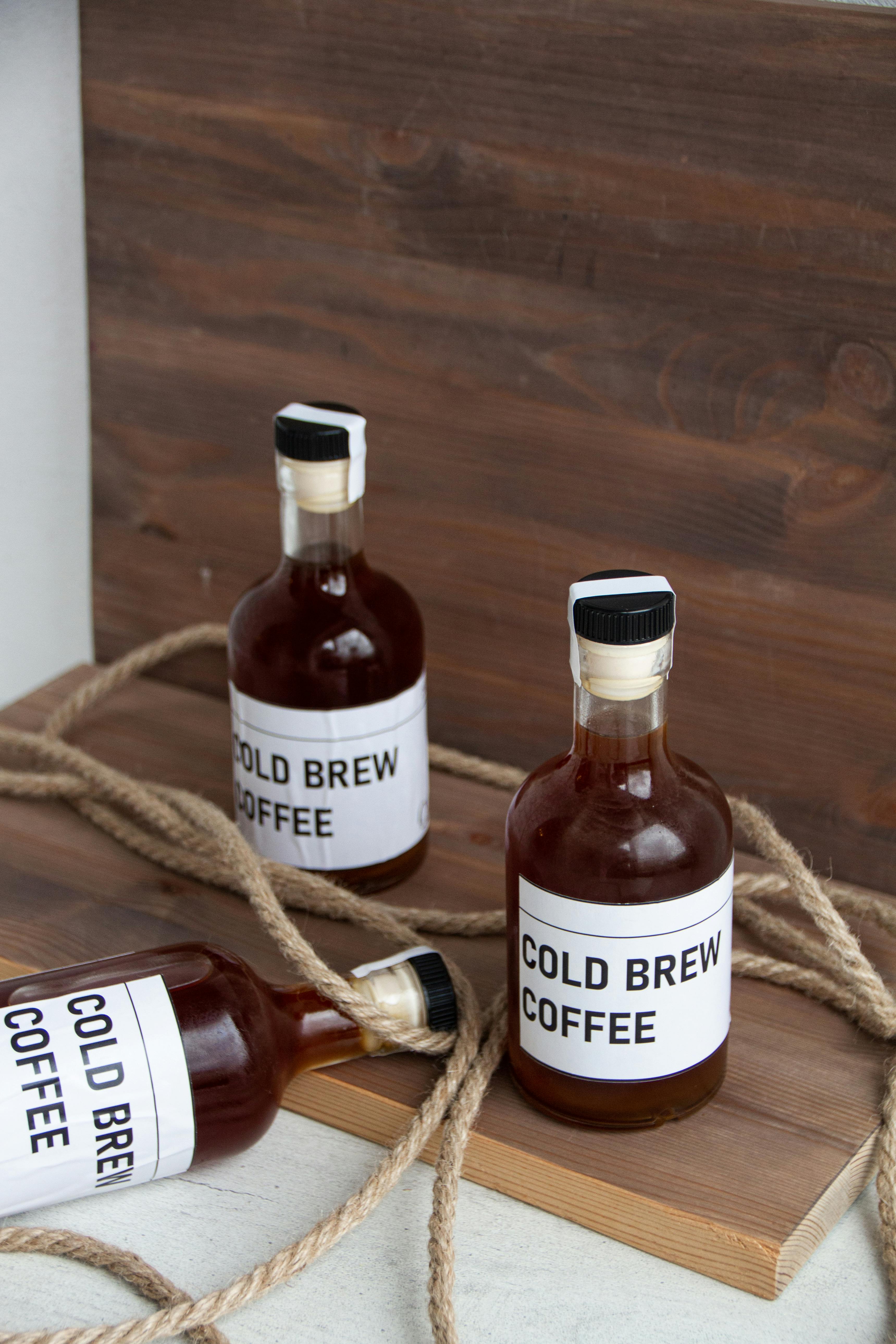 Coffee in Bottles · Free Stock Photo