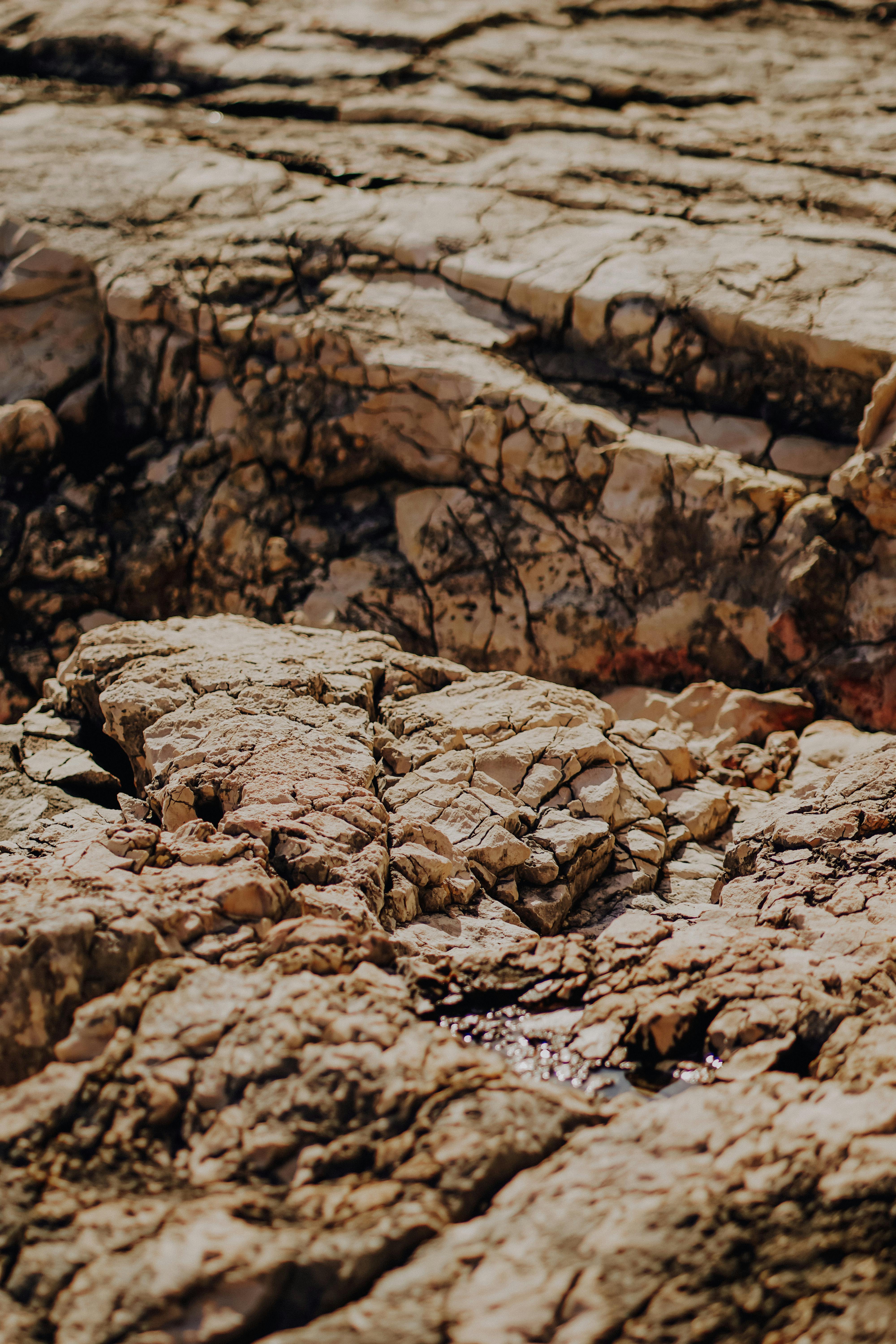 Brown Dry Rocks · Free Stock Photo
