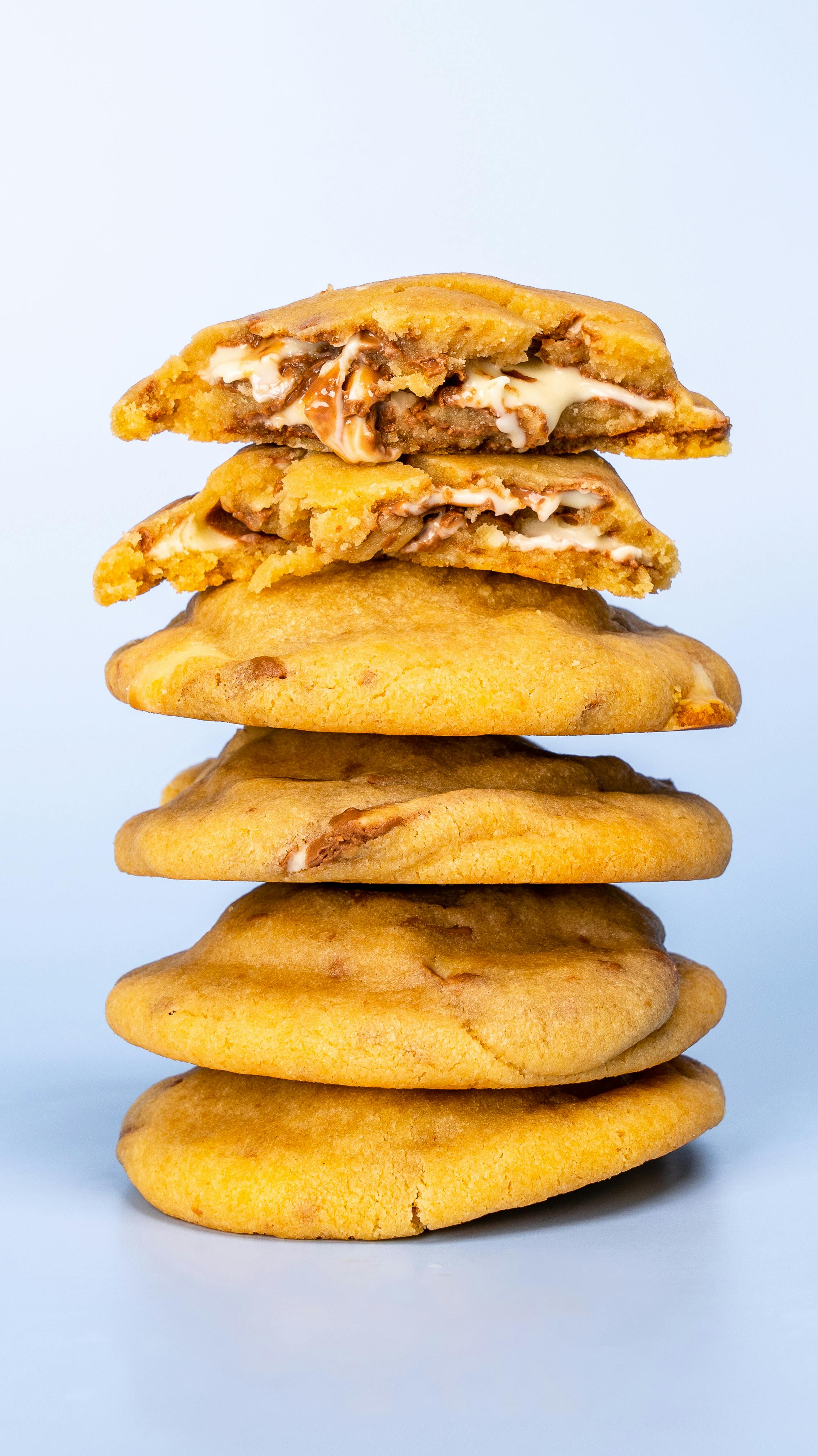 Close up of Stacked Cookies · Free Stock Photo