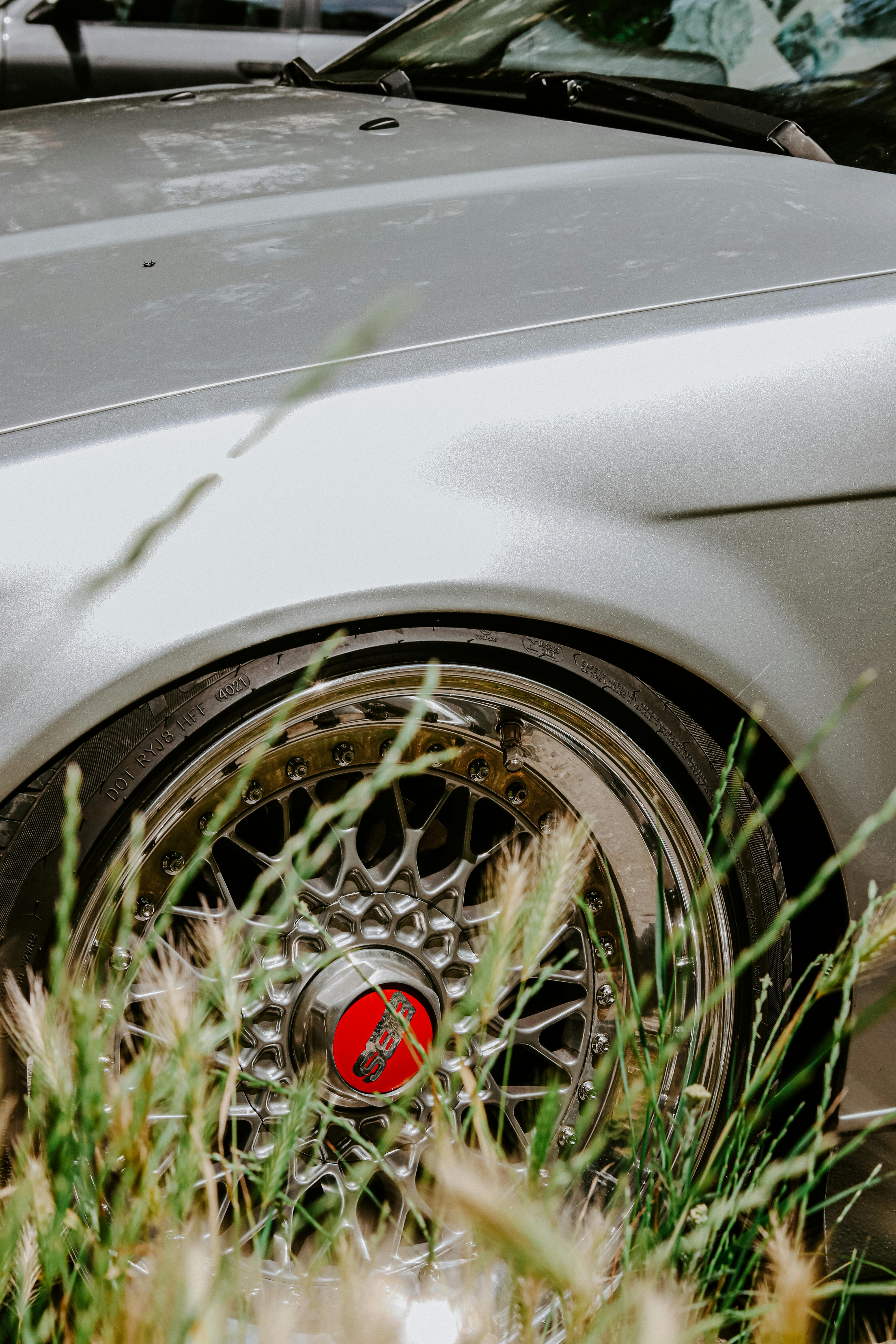 Close-up of a Car Wheel · Free Stock Photo