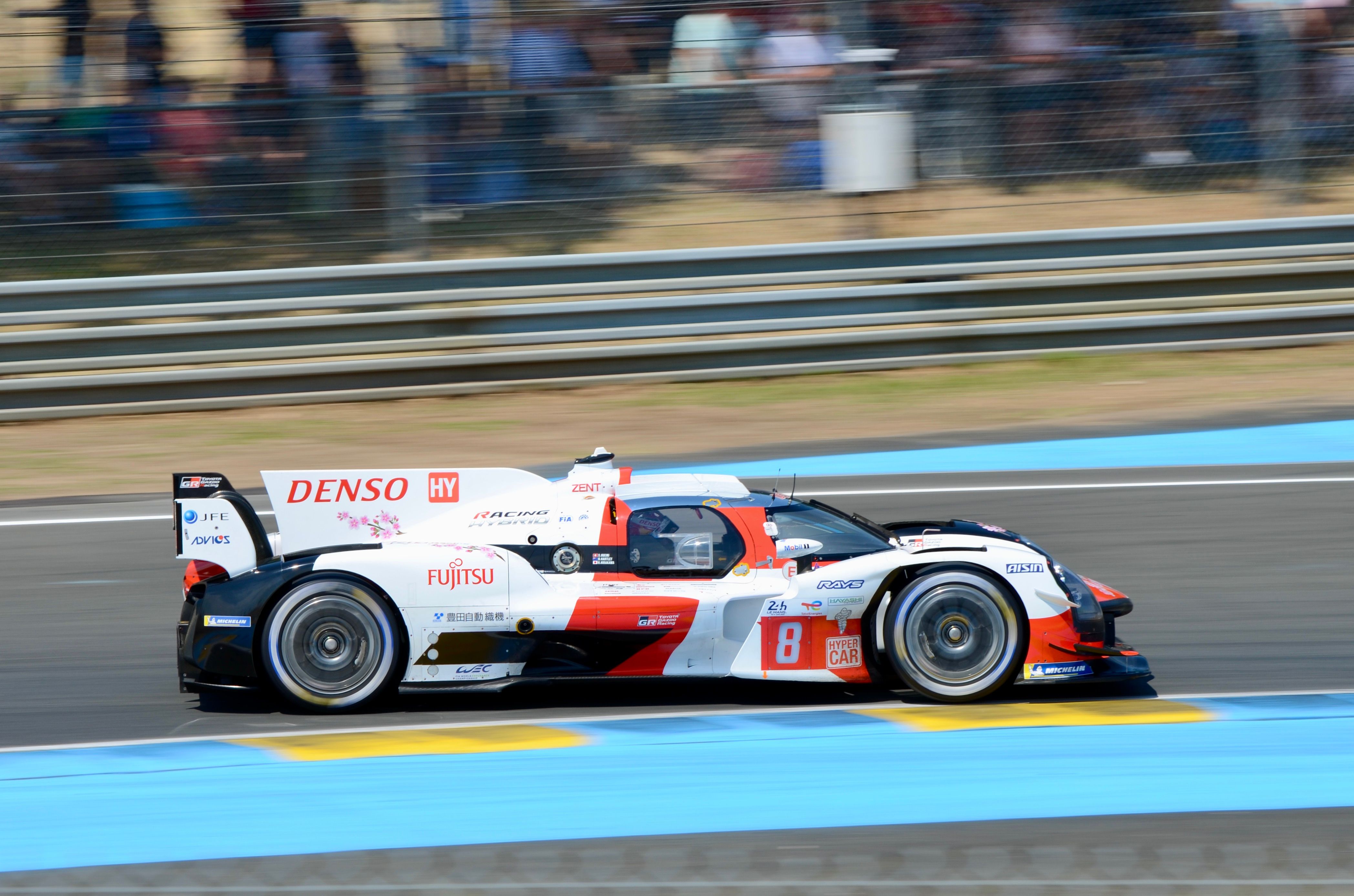 Racing Toyota GR010 Hybrid · Free Stock Photo