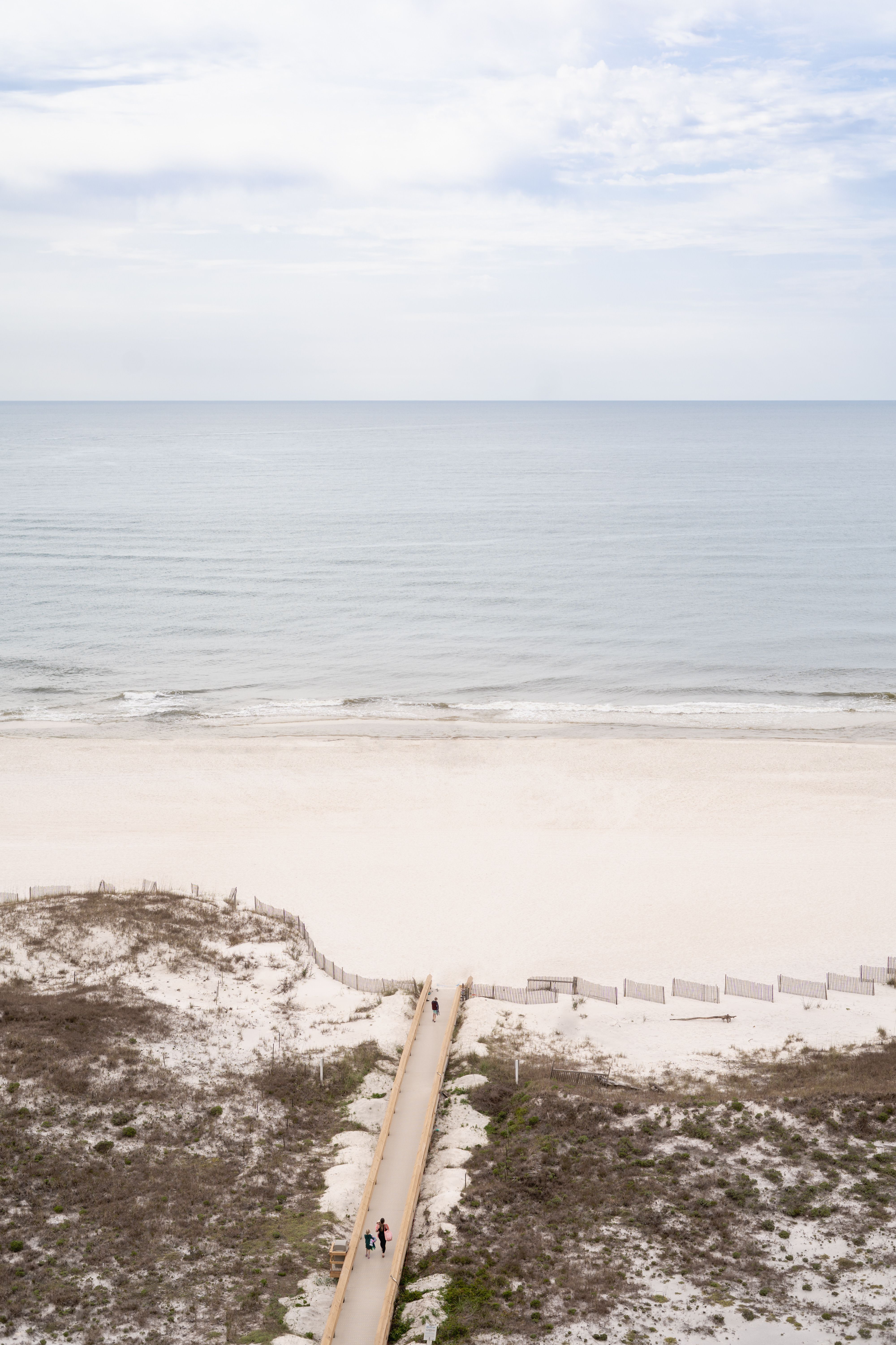 Wooden Footpath and Beach on Sea Shore · Free Stock Photo