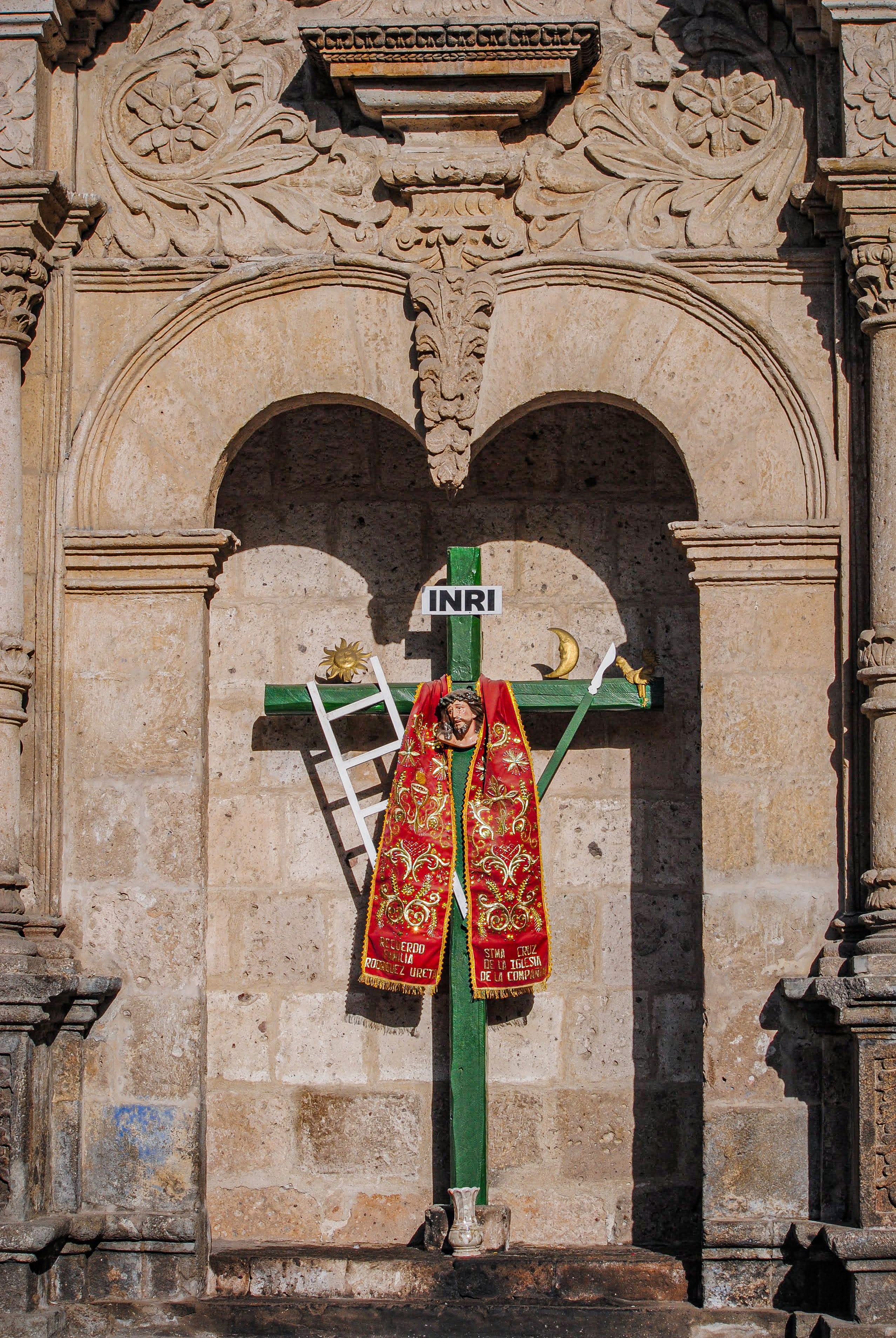 Catholic Cross with a Stole · Free Stock Photo