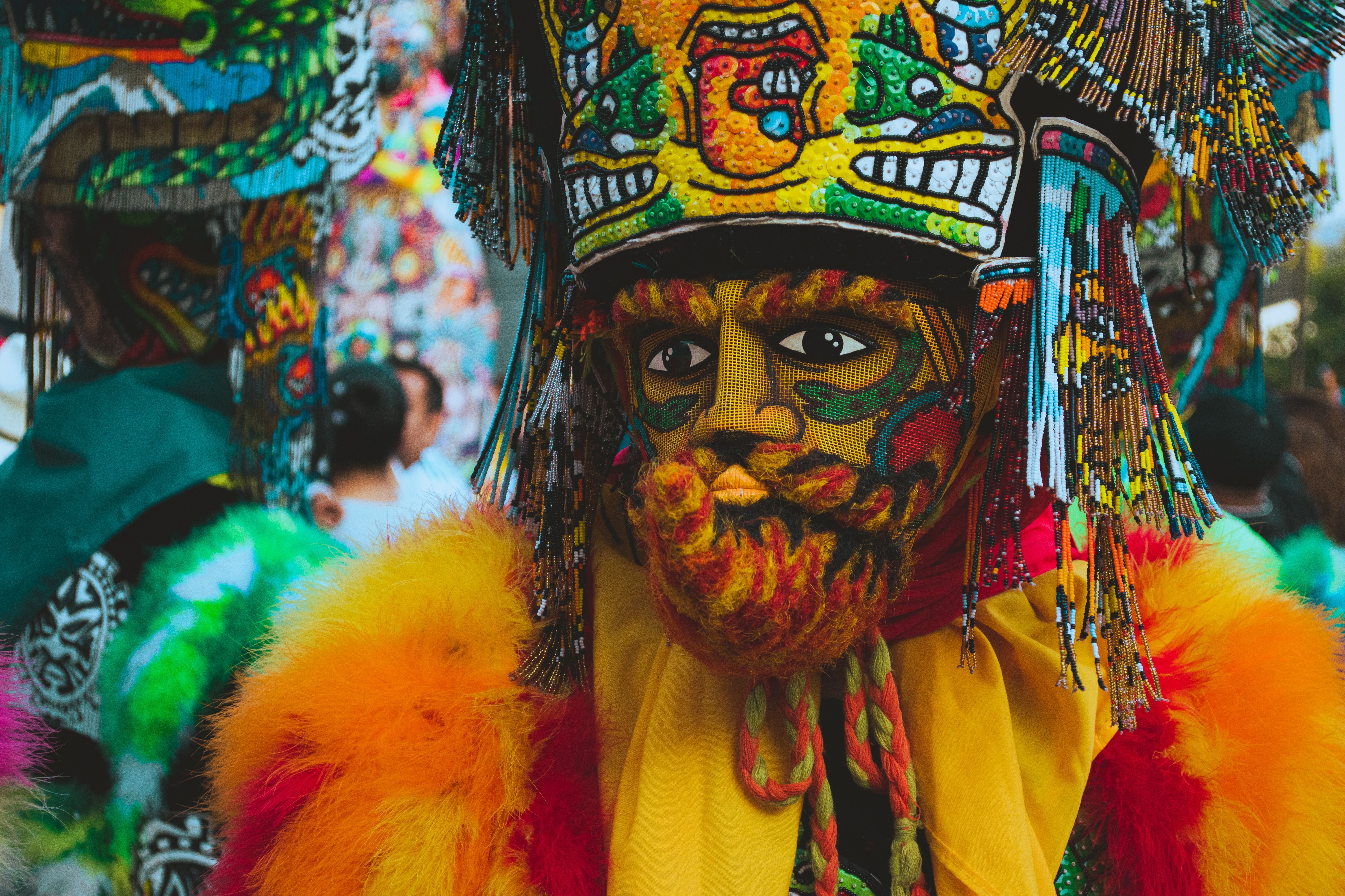 Decorated Costume with Plume for Festival · Free Stock Photo