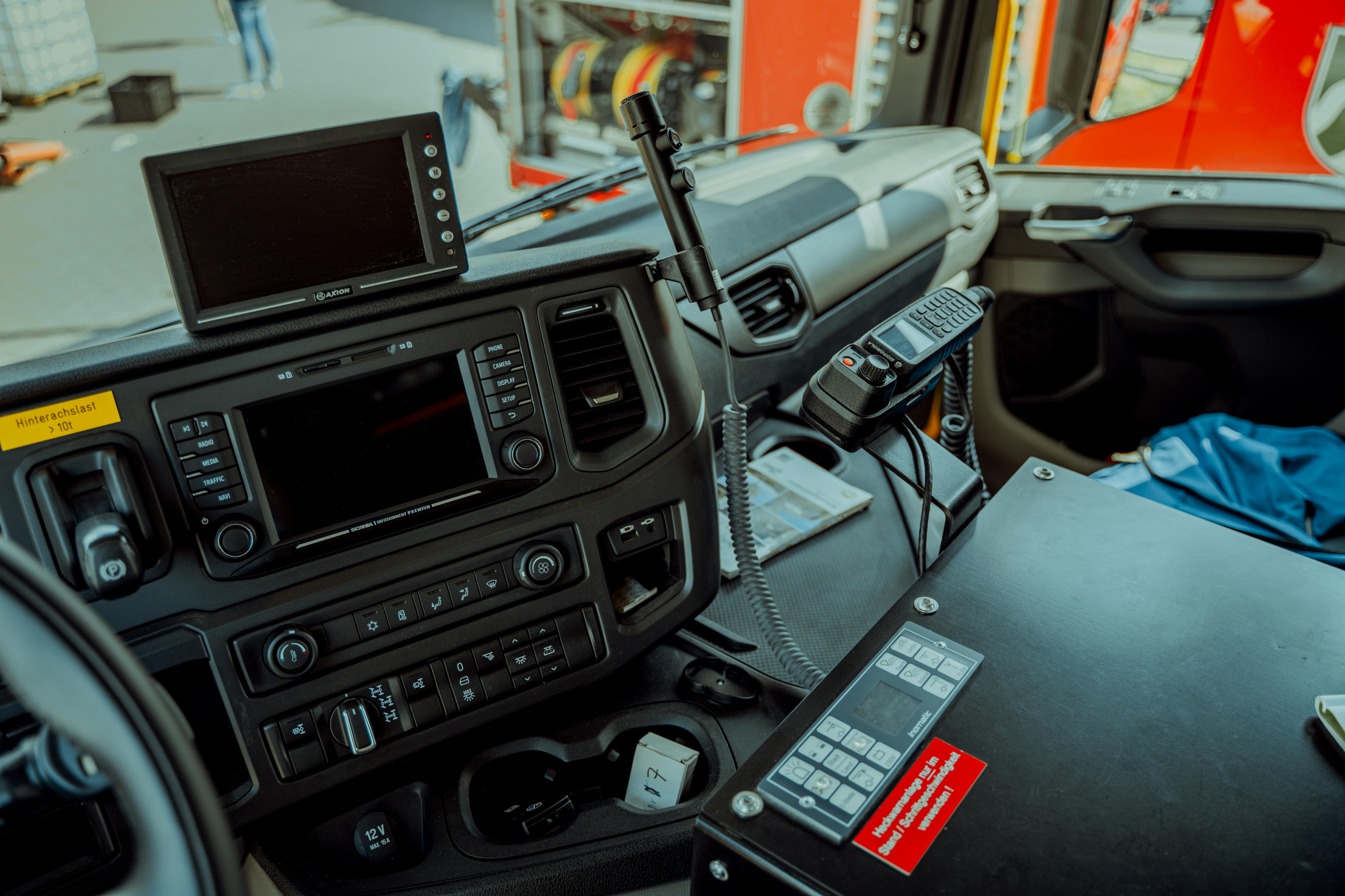 Interior of Firetruck · Free Stock Photo