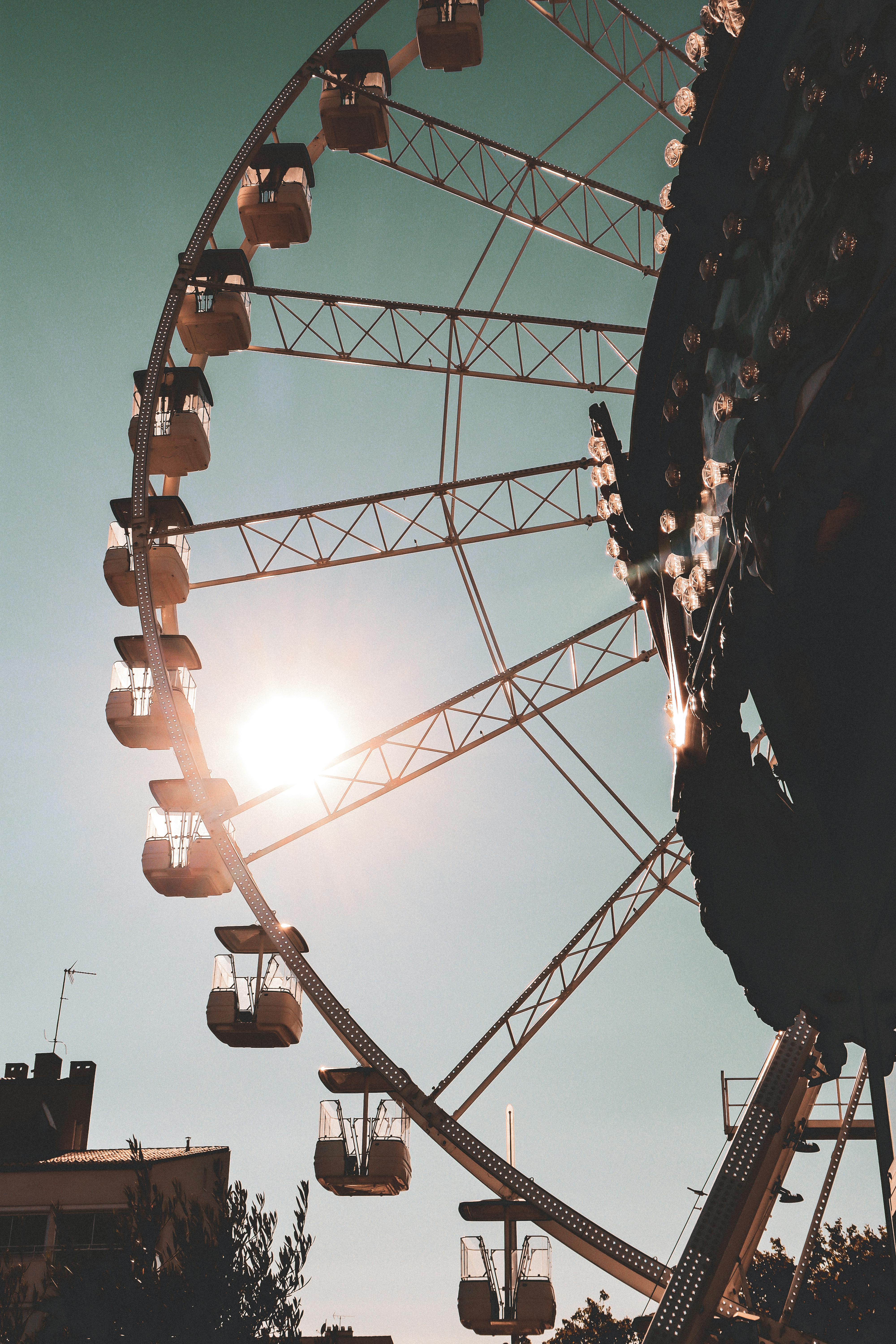 Close up Photograph of Ferris Wheel · Free Stock Photo