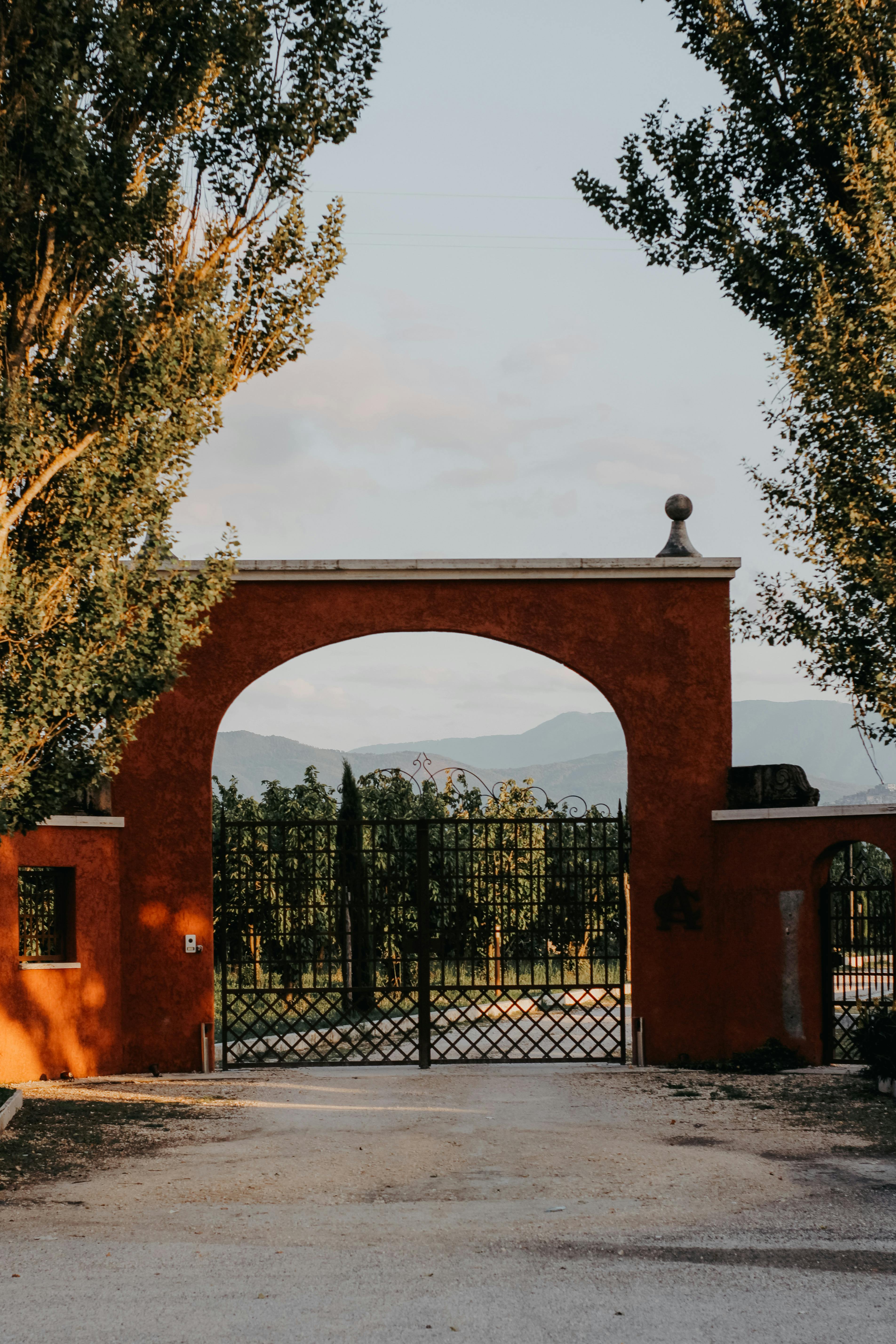 Traditional Arch in a Park · Free Stock Photo