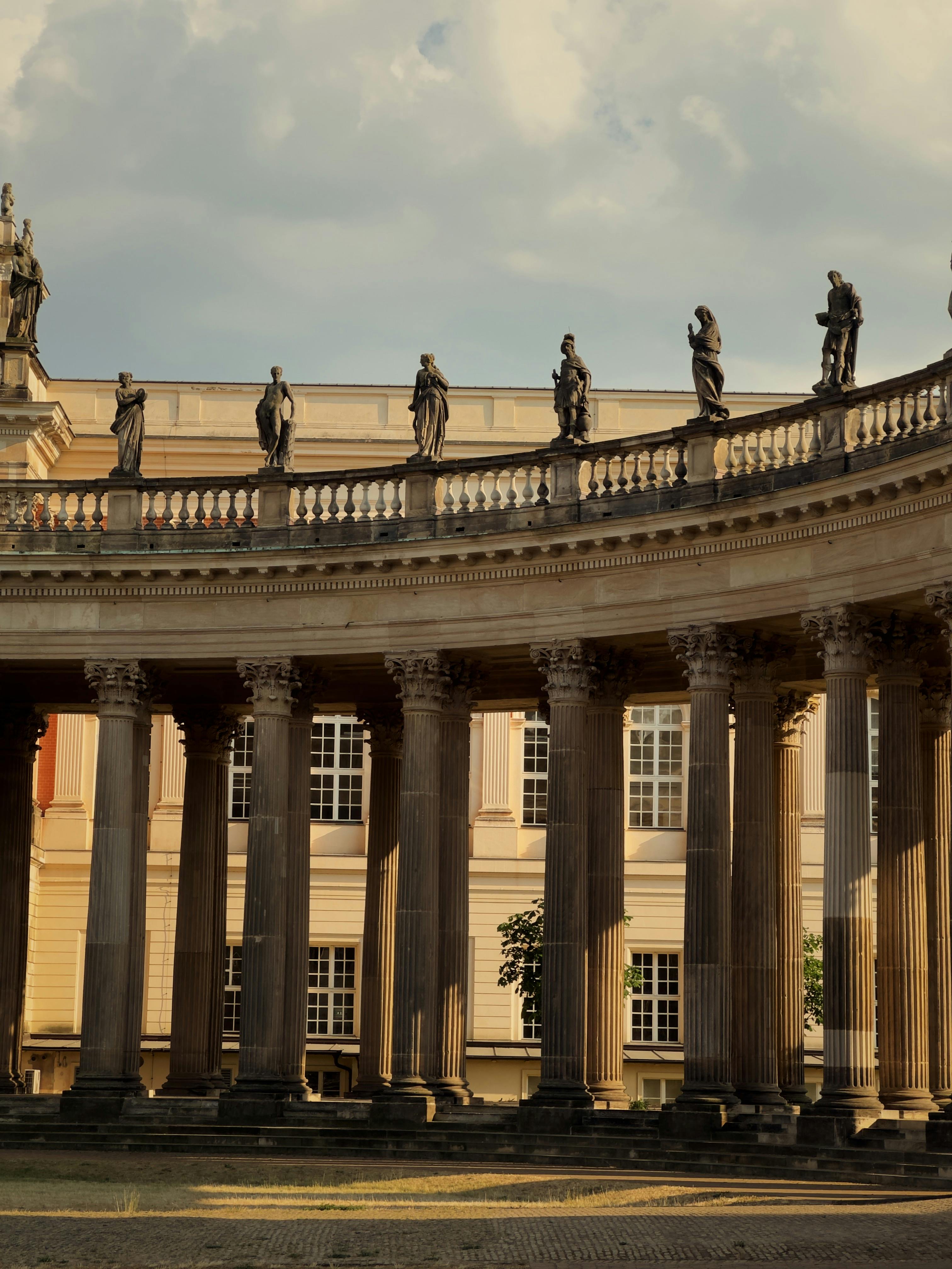 Colonnade at the University of Potsdam, Germany · Free Stock Photo