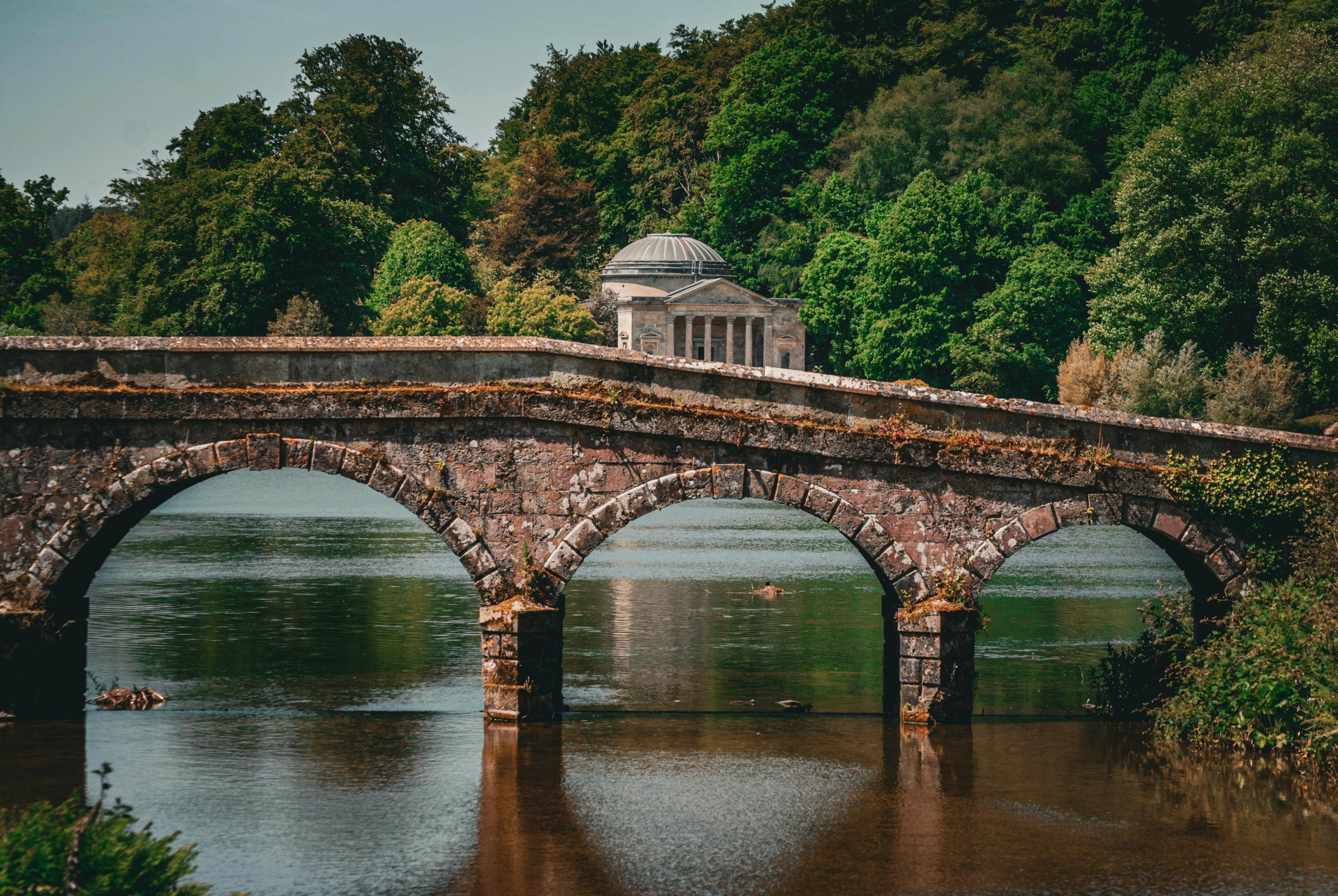 Stourhead Bridge in England · Free Stock Photo
