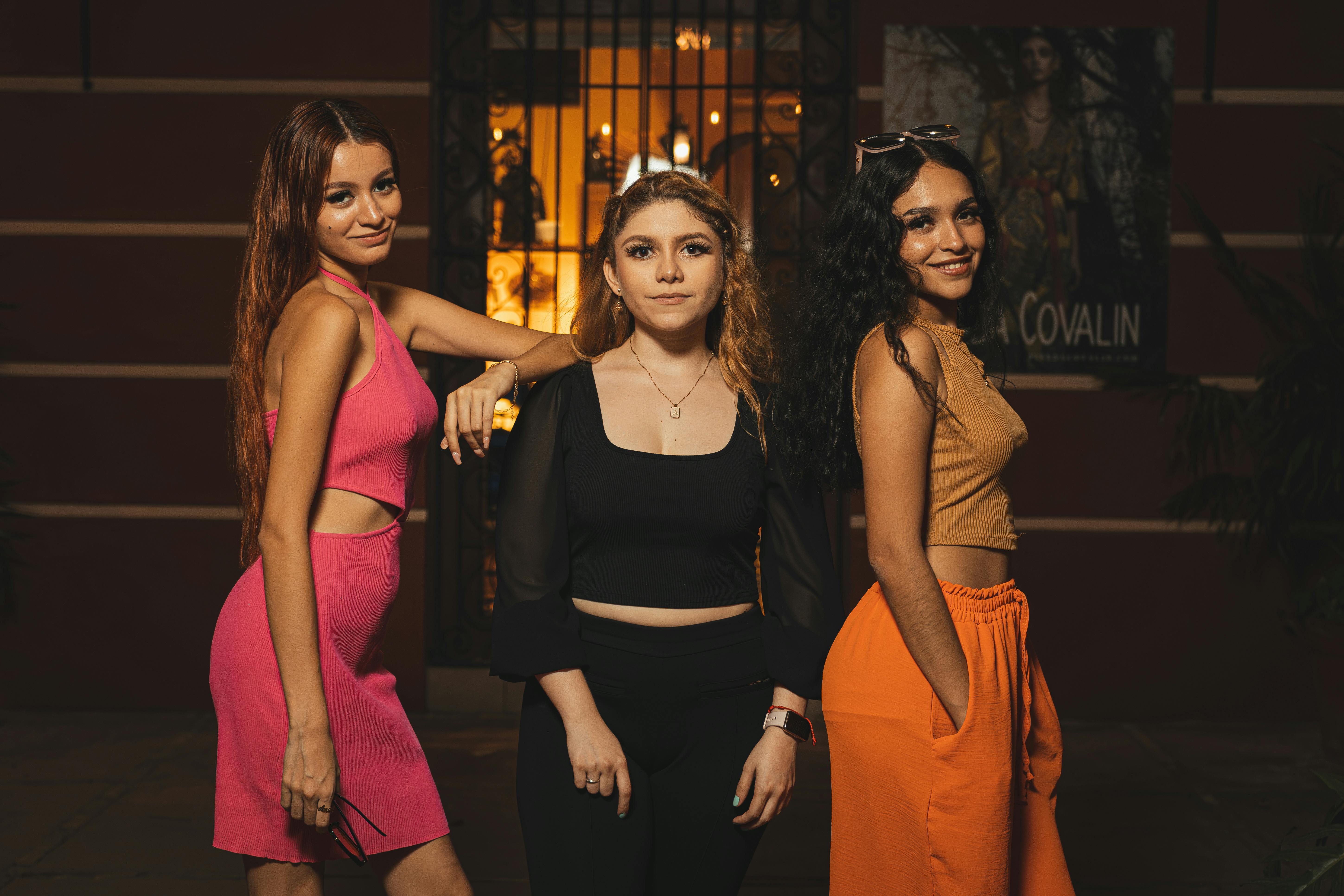 Three Fashion Models · Free Stock Photo