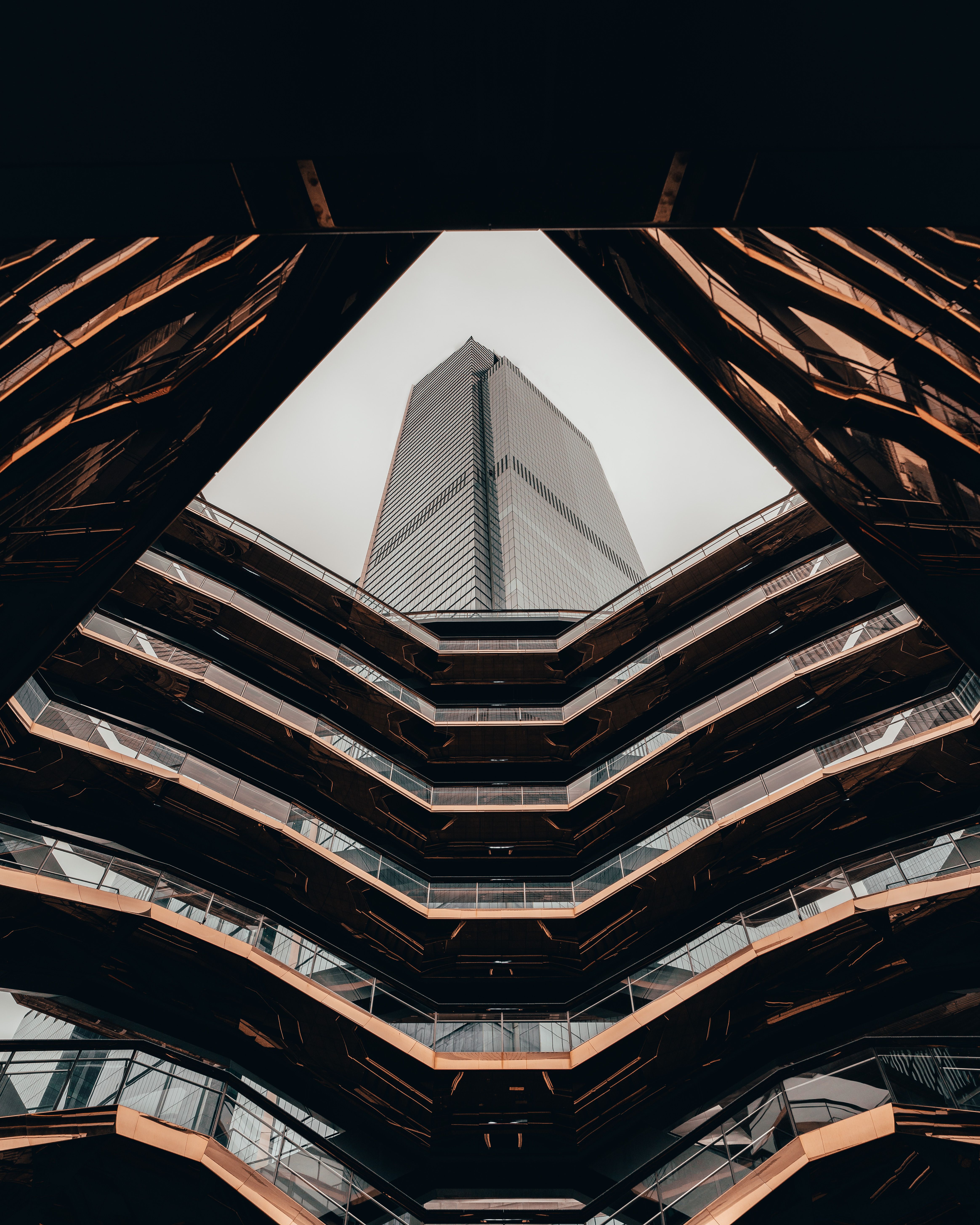 Low Angle Shot of the Vessel Building in New York City, New York ...