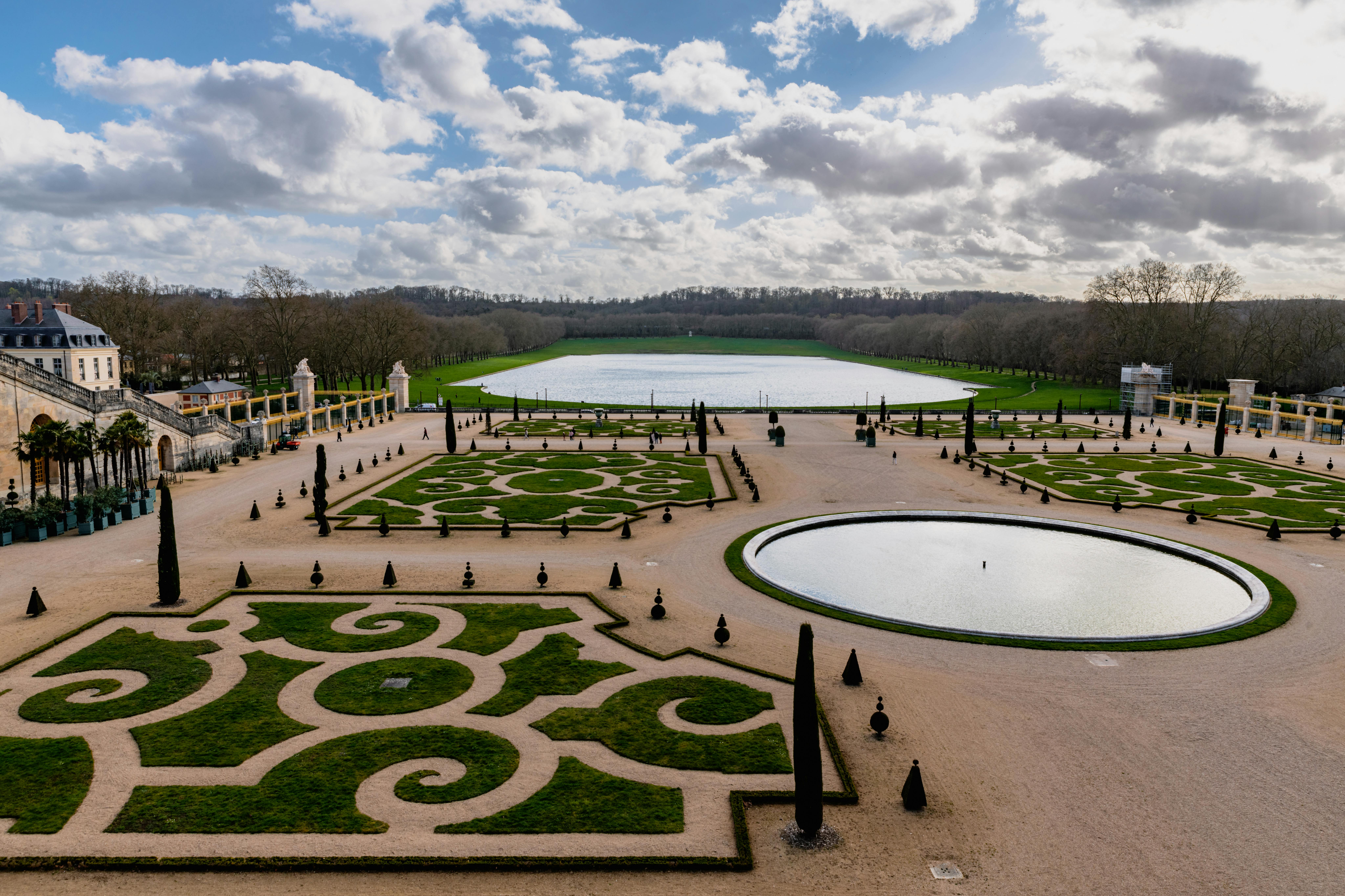 Marble Courtyard, Palace of Versailles, Versailles, France · Free Stock ...
