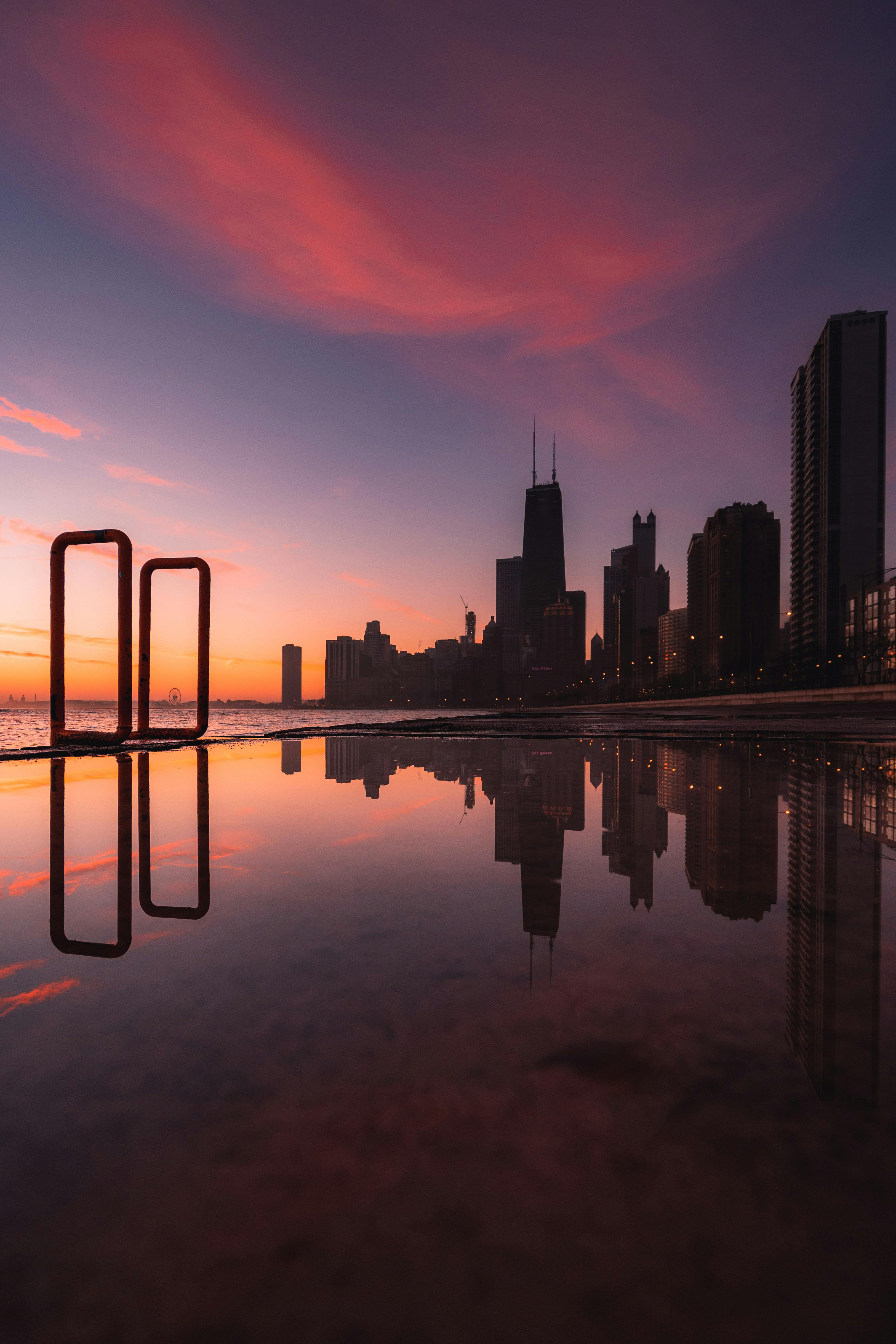 Silhouette Of Buildings · Free Stock Photo