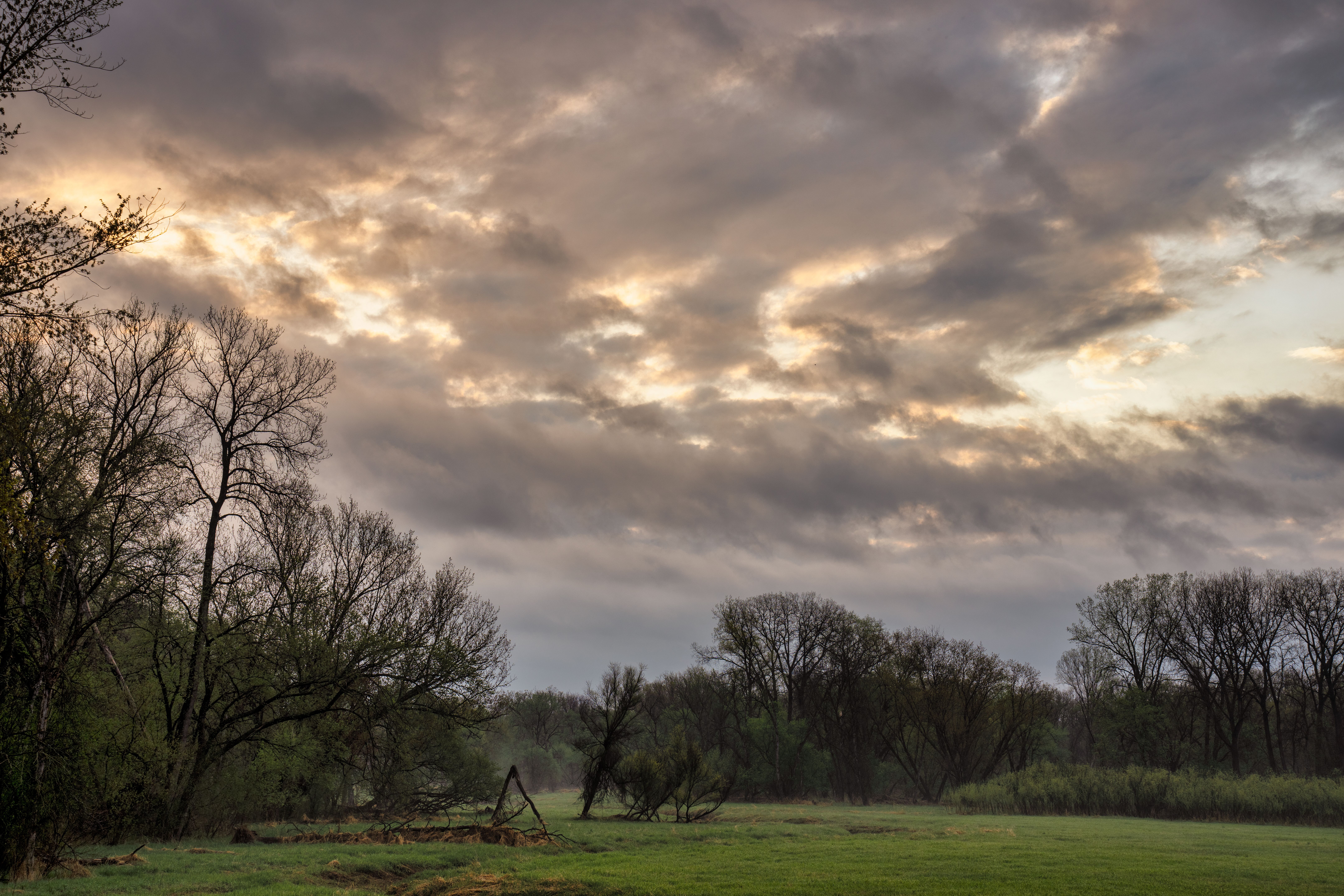 Stormy Weather over Rural Landscape · Free Stock Photo