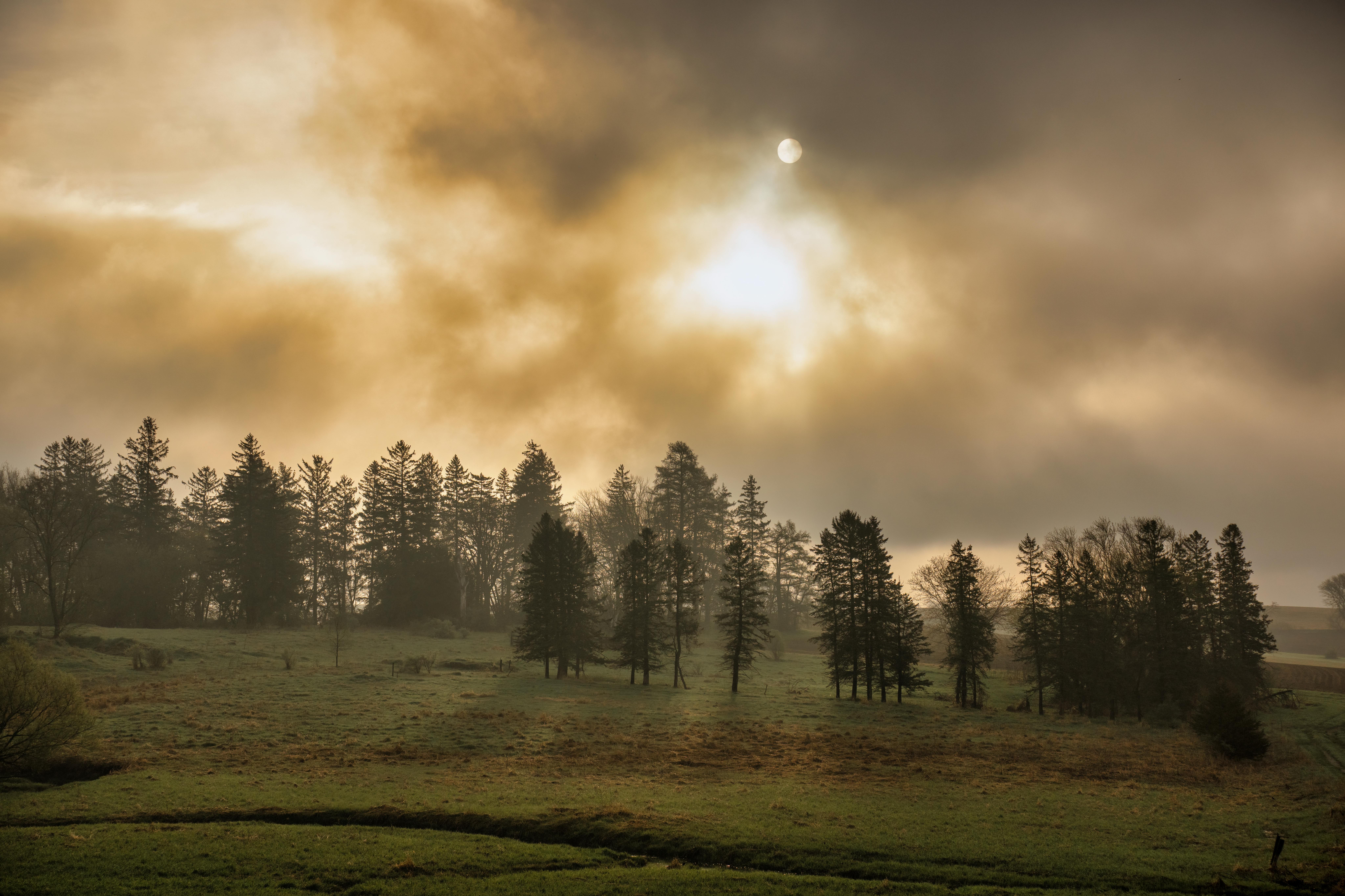 Sunlight Piercing Clouds · Free Stock Photo