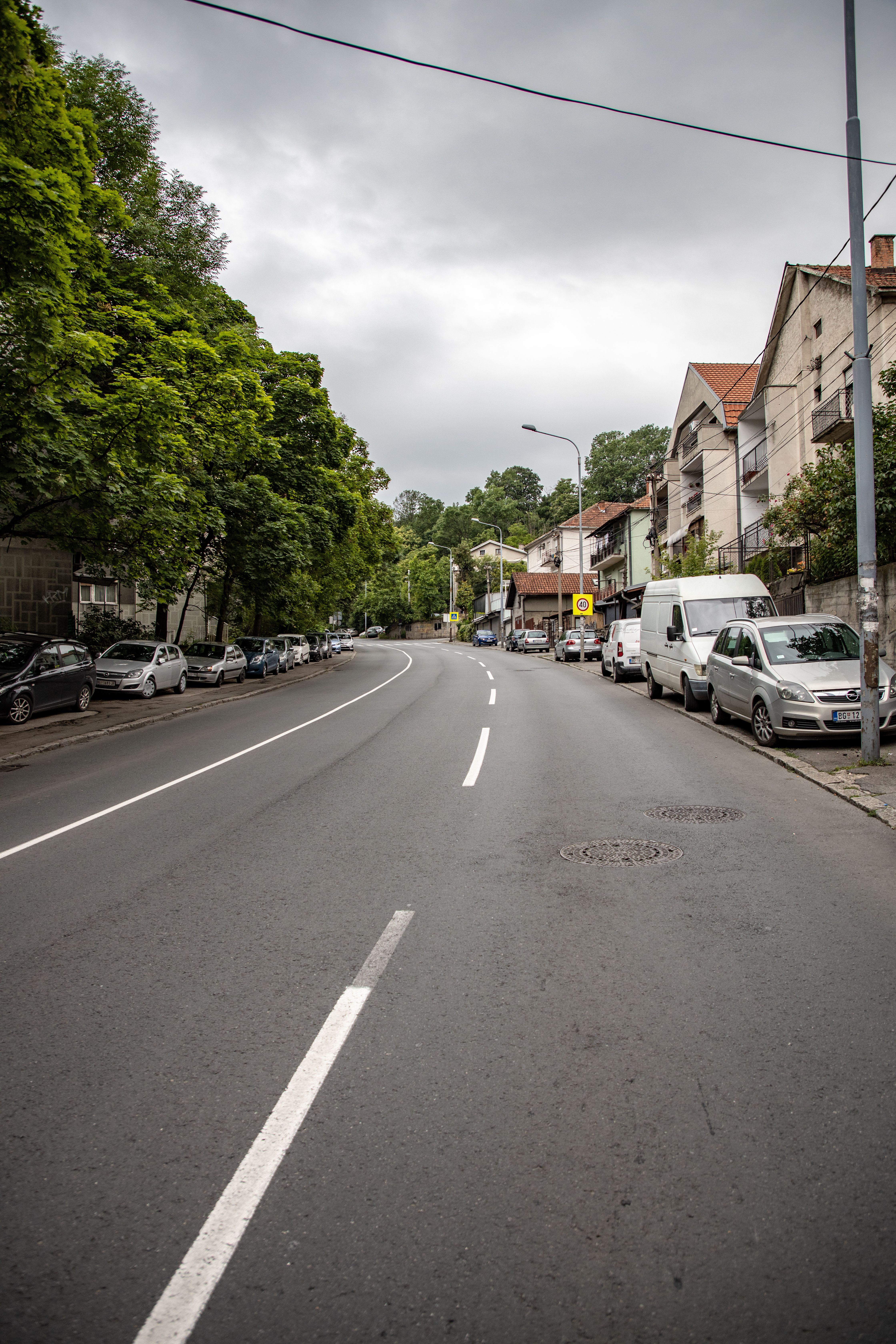 Rain Cloud over Street in Town · Free Stock Photo