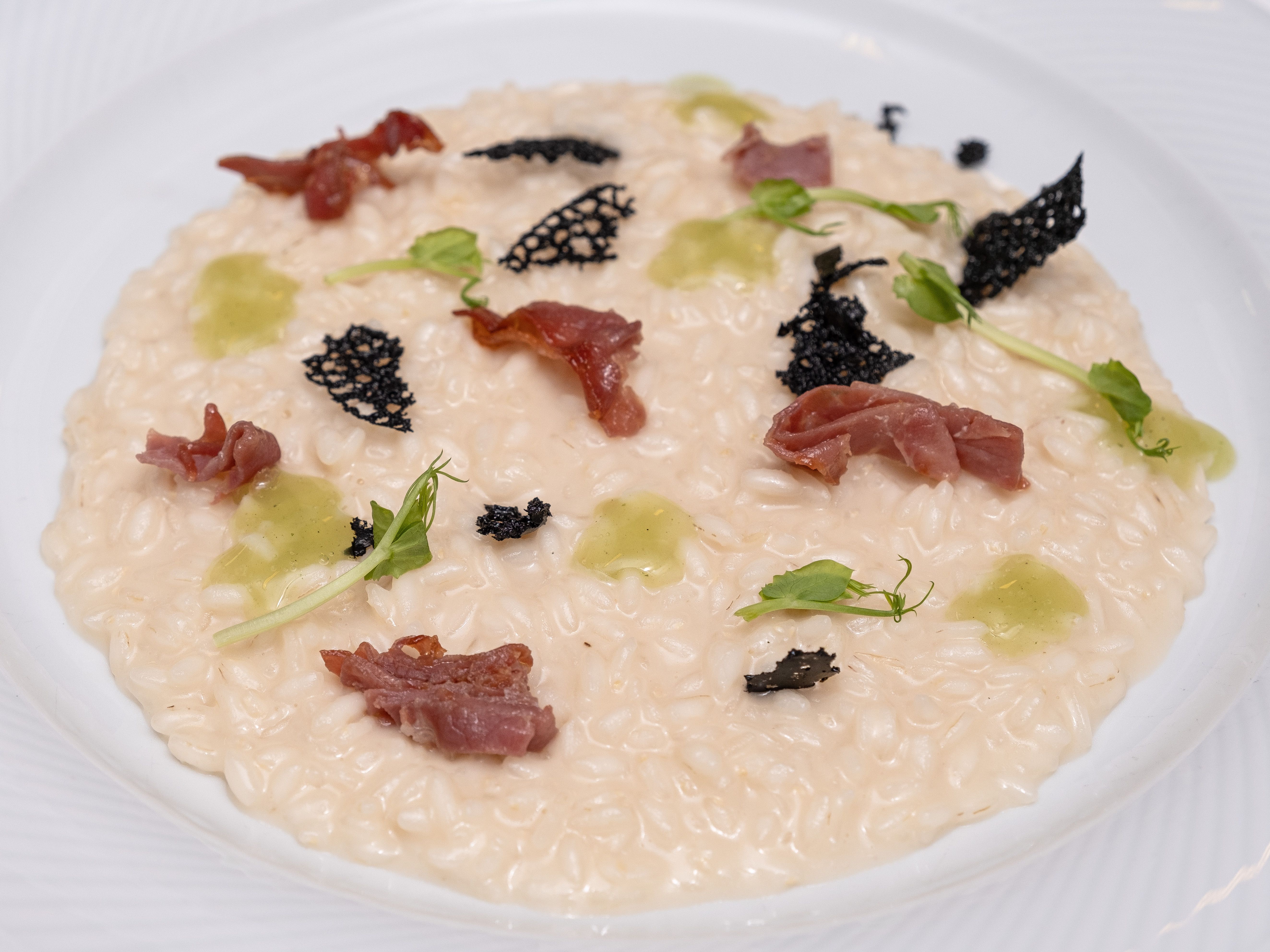 Risotto on a White Plate · Free Stock Photo