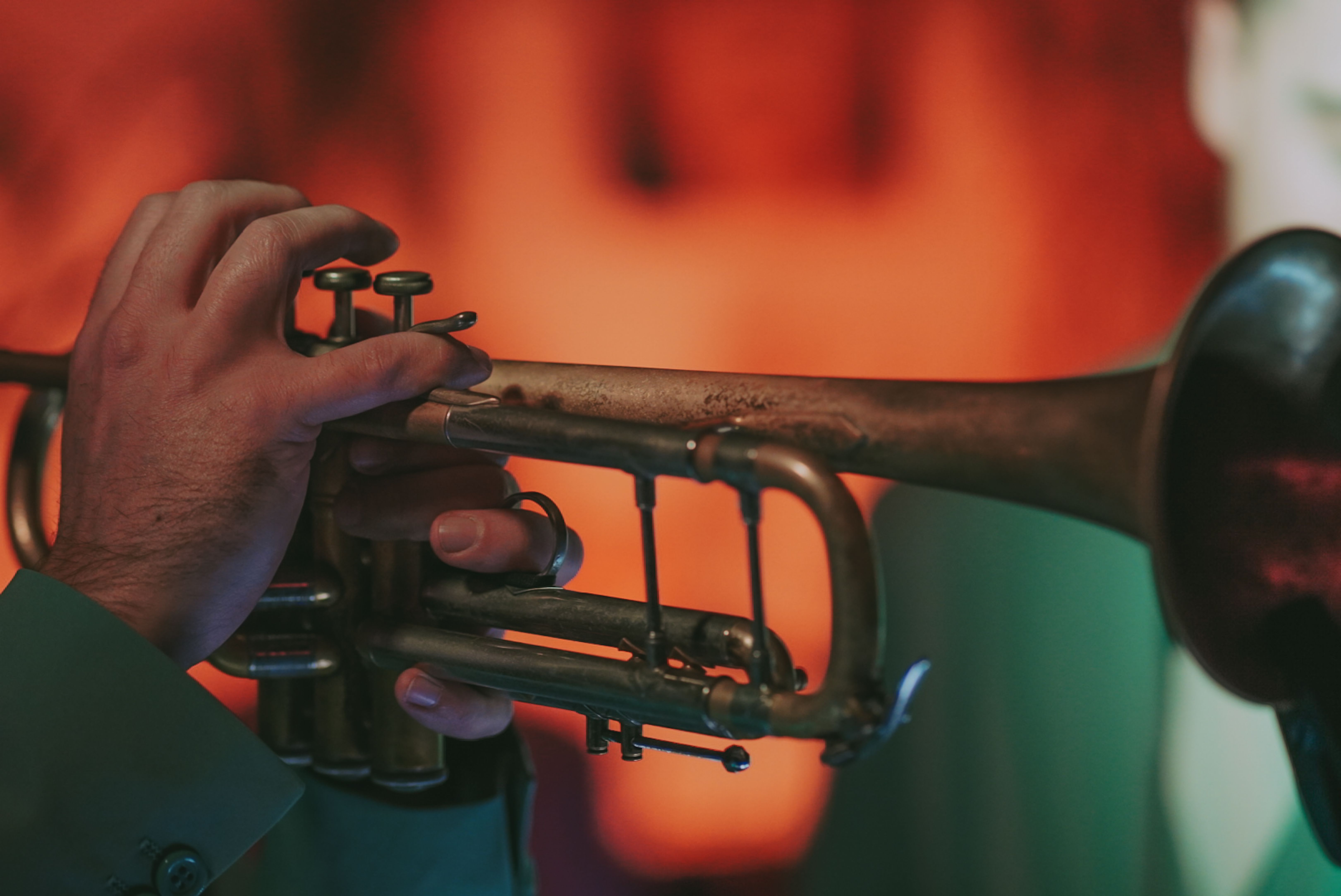 Man Hands on Trumpet · Free Stock Photo