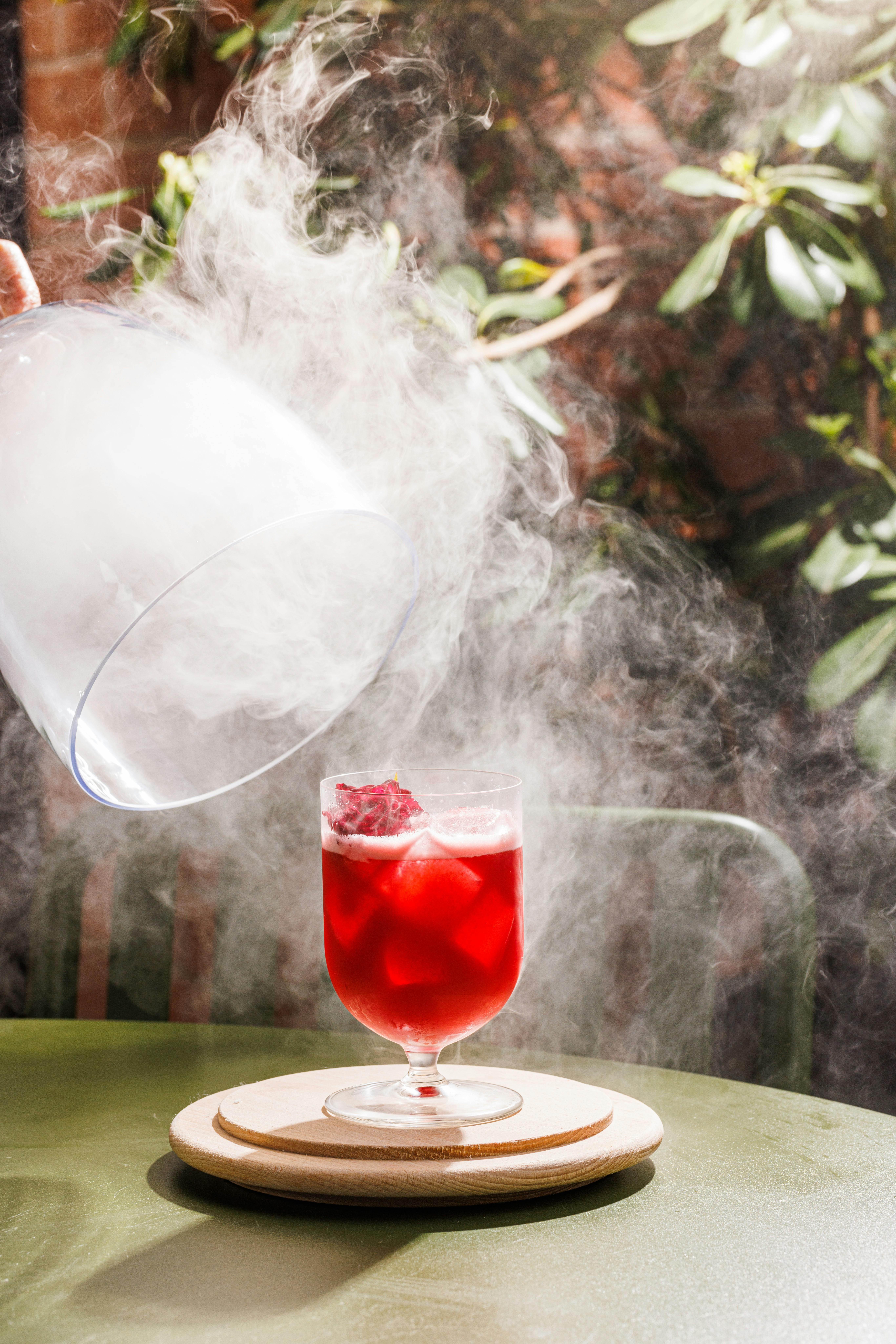 Steam over Cocktail · Free Stock Photo