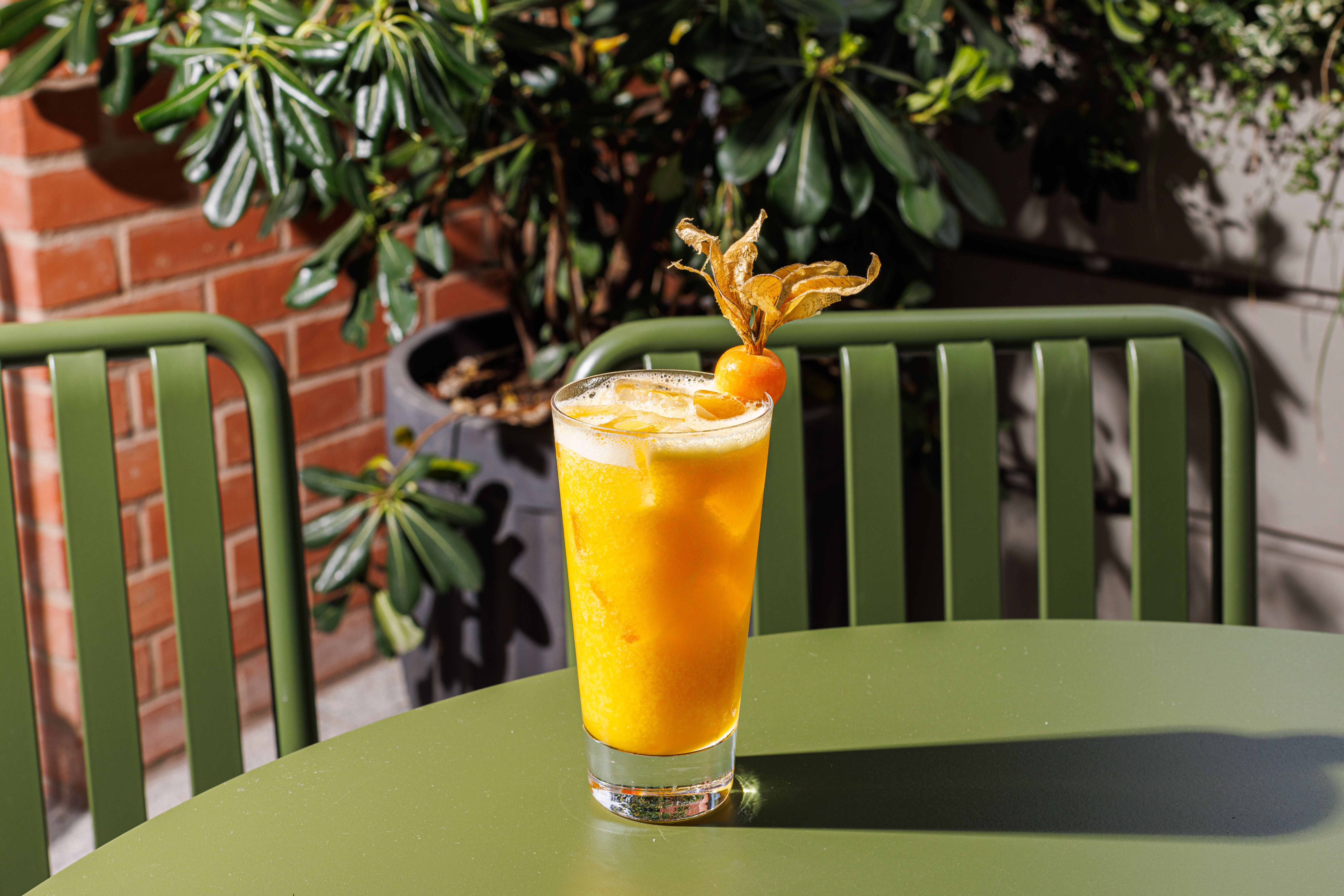 Yellow Cocktail on Table · Free Stock Photo