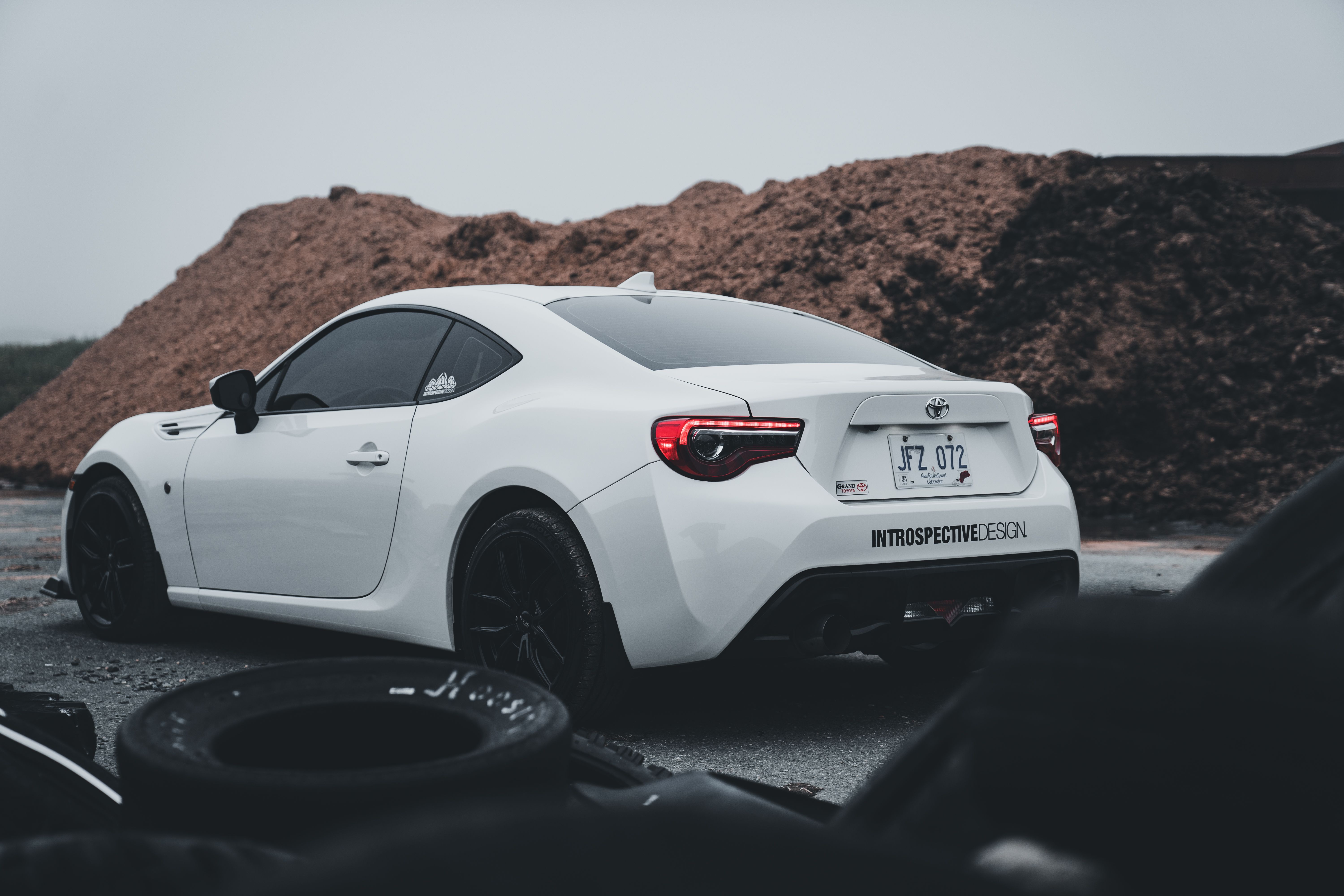 Sports Car Drifting on Parking Lot · Free Stock Photo
