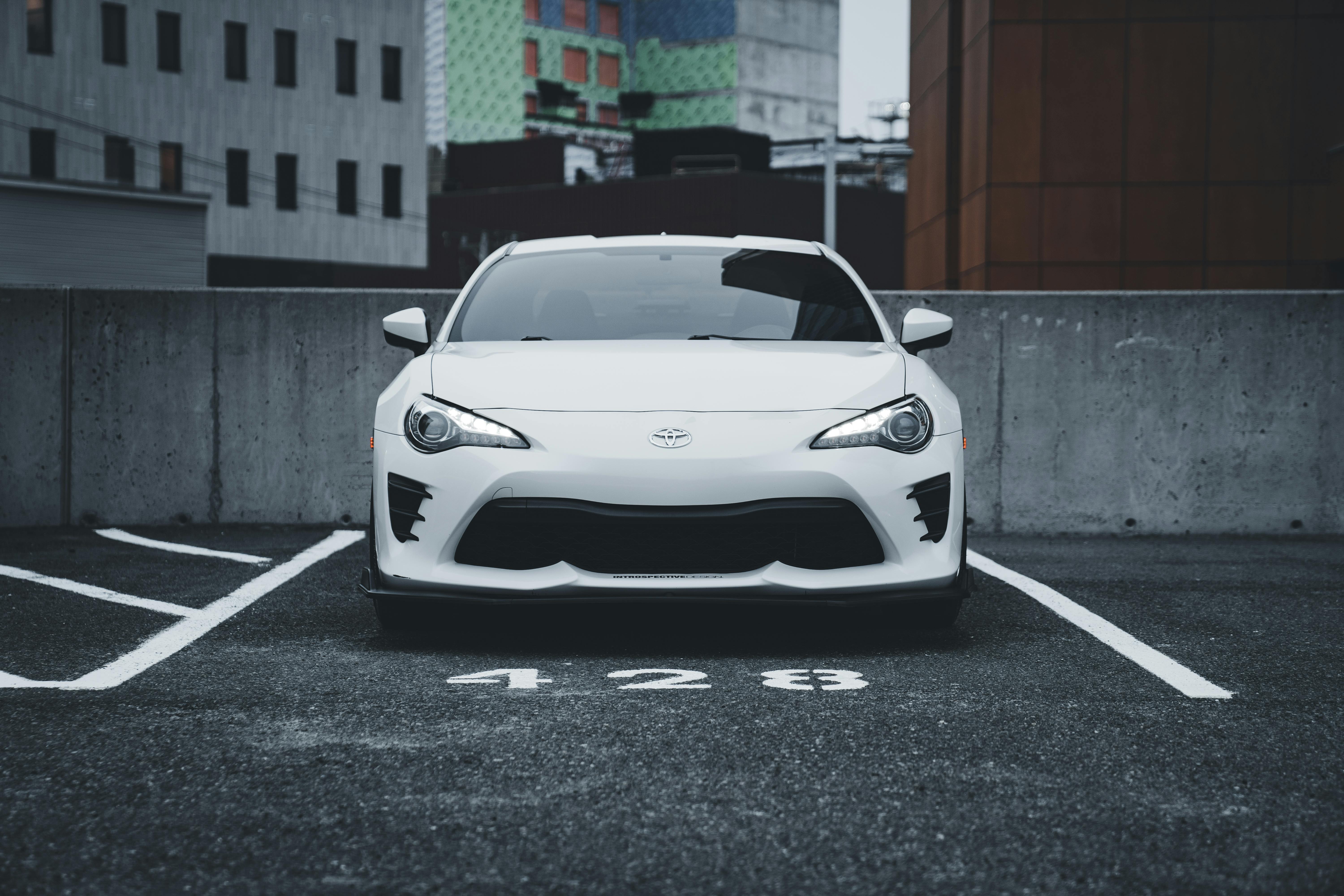 Elegant White Toyota · Free Stock Photo