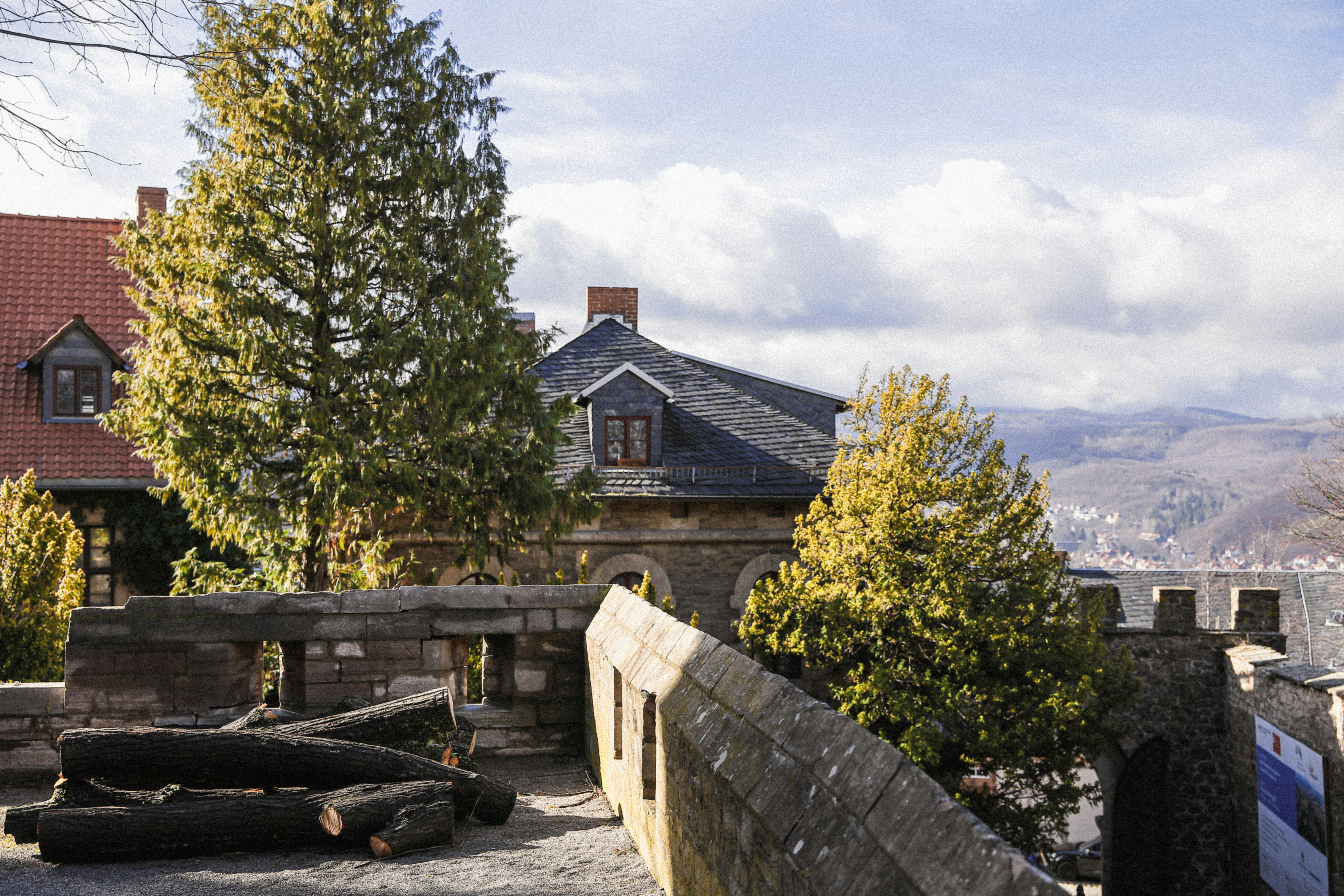 View from a Terrace of a Castle Located on a Hill · Free Stock Photo