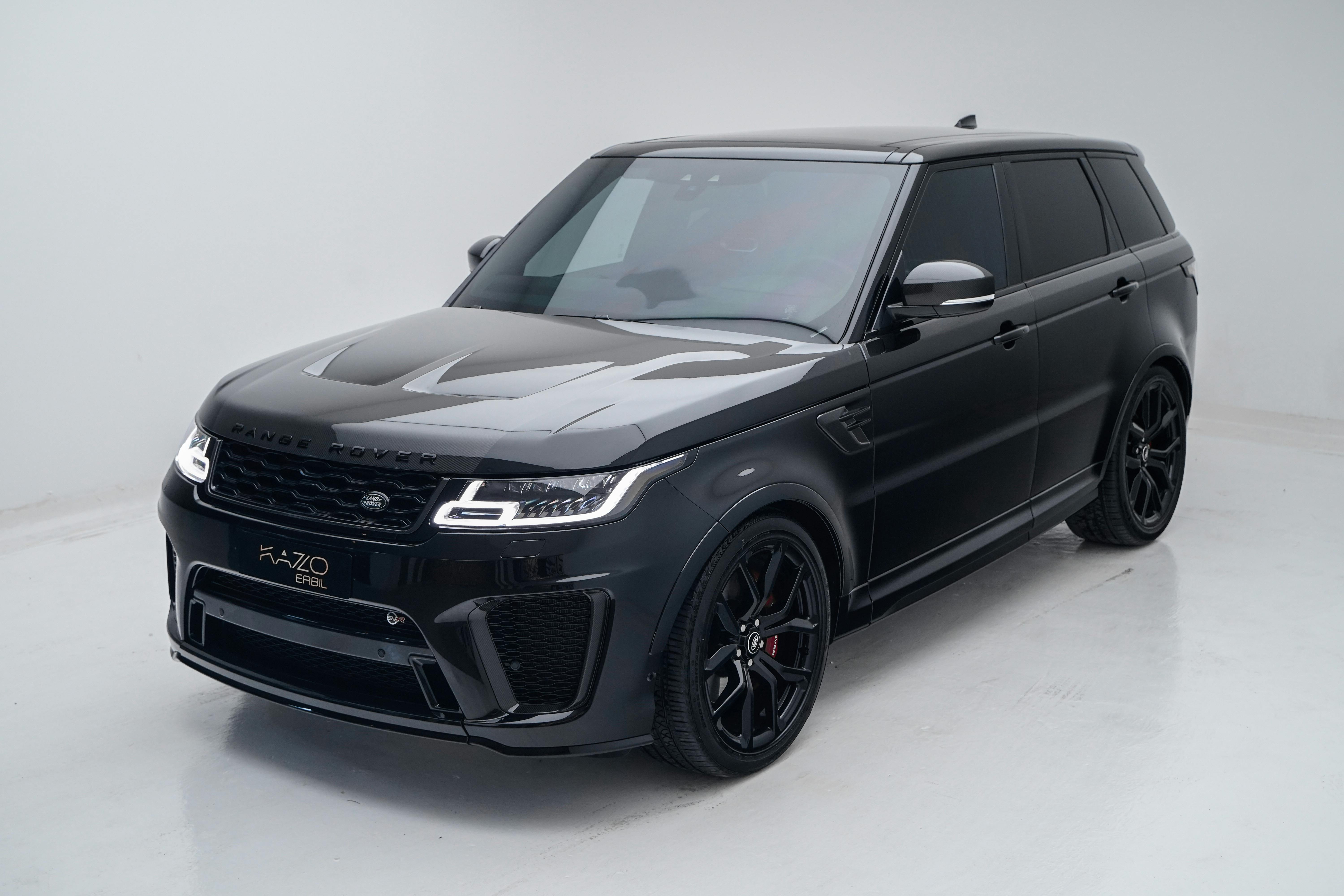 Black Land Rover Range River Sport SVR · Free Stock Photo