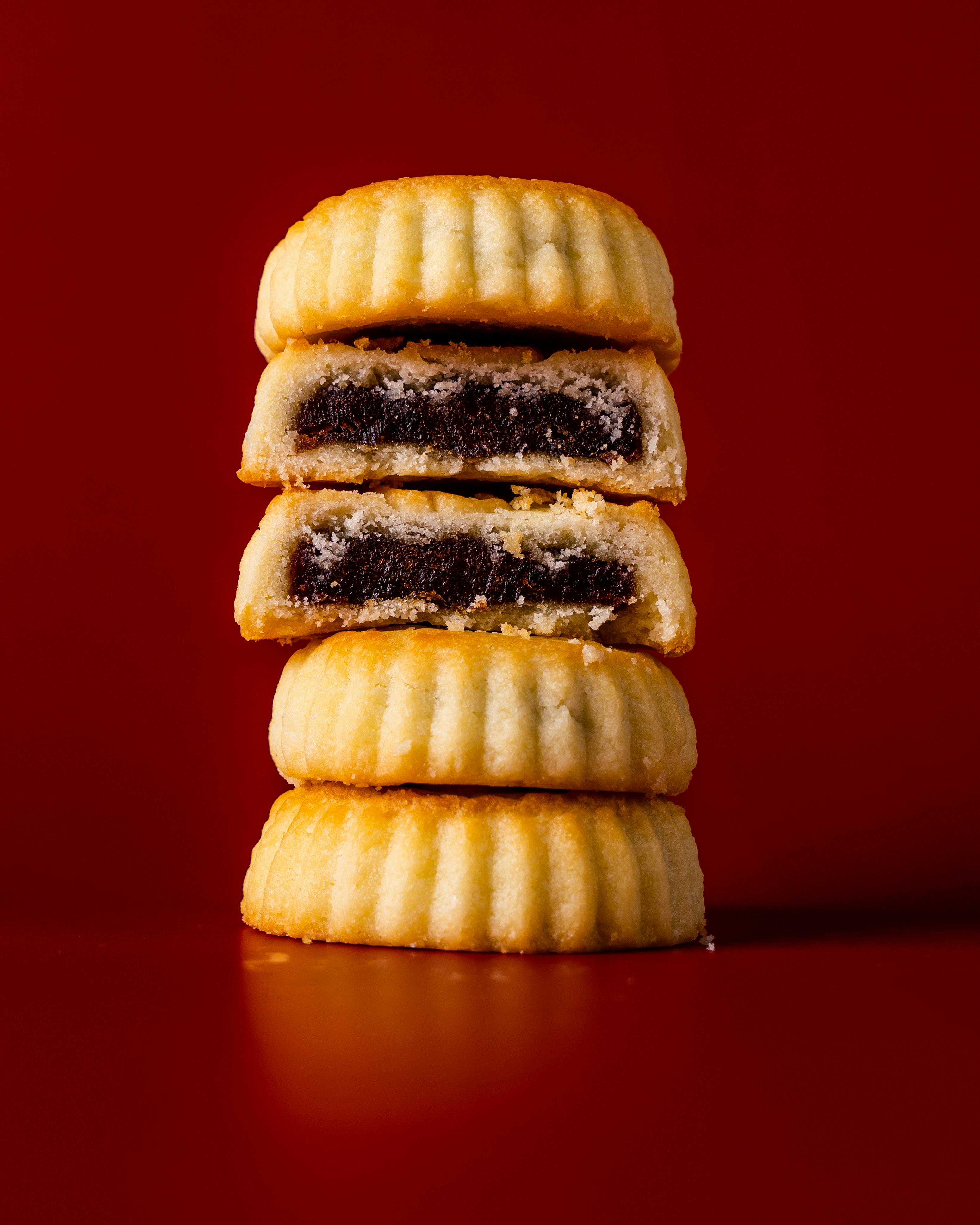 Close-up of Cookies with Filling · Free Stock Photo