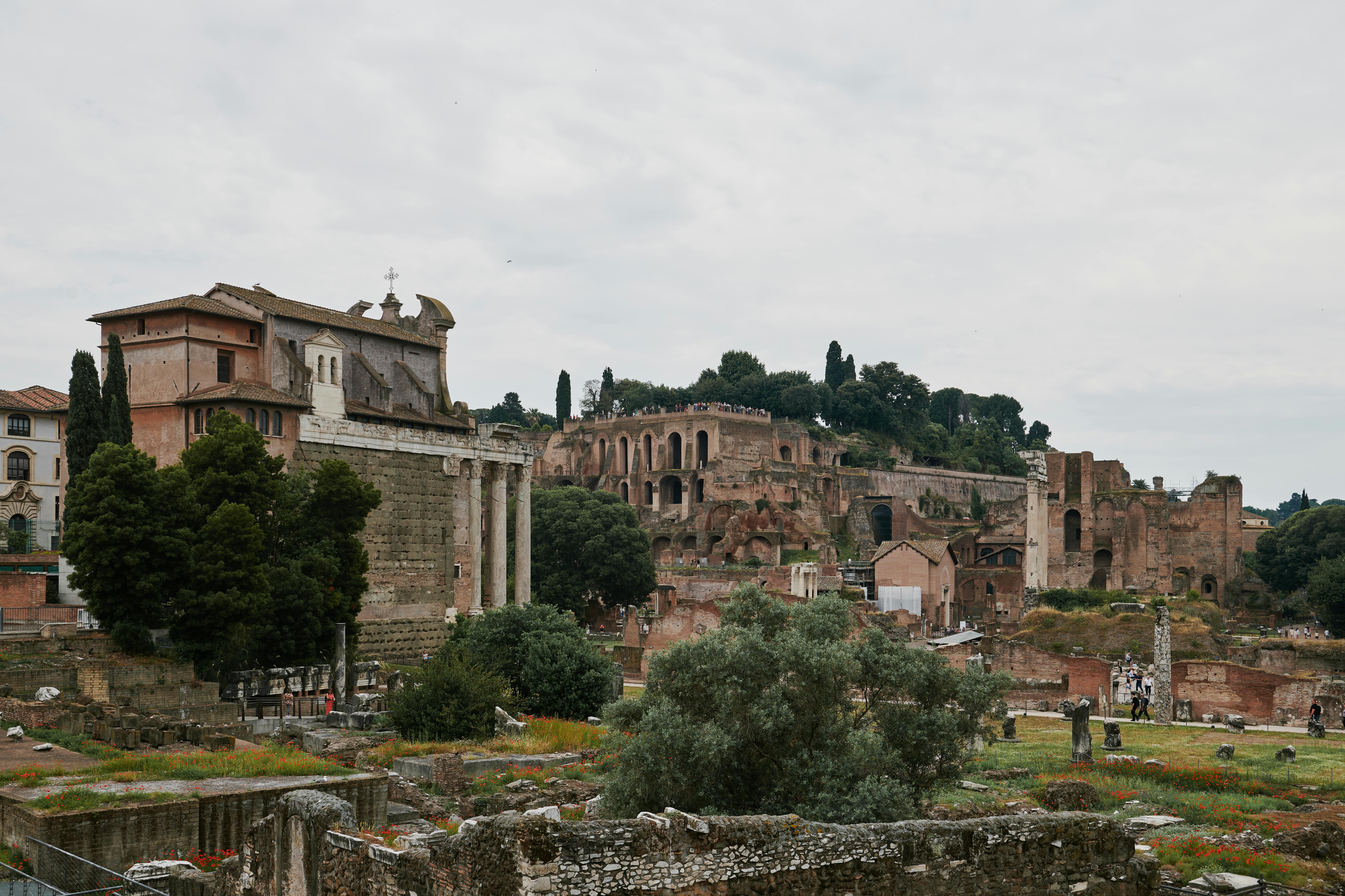 Ancient Buildings Ruins on Hills · Free Stock Photo
