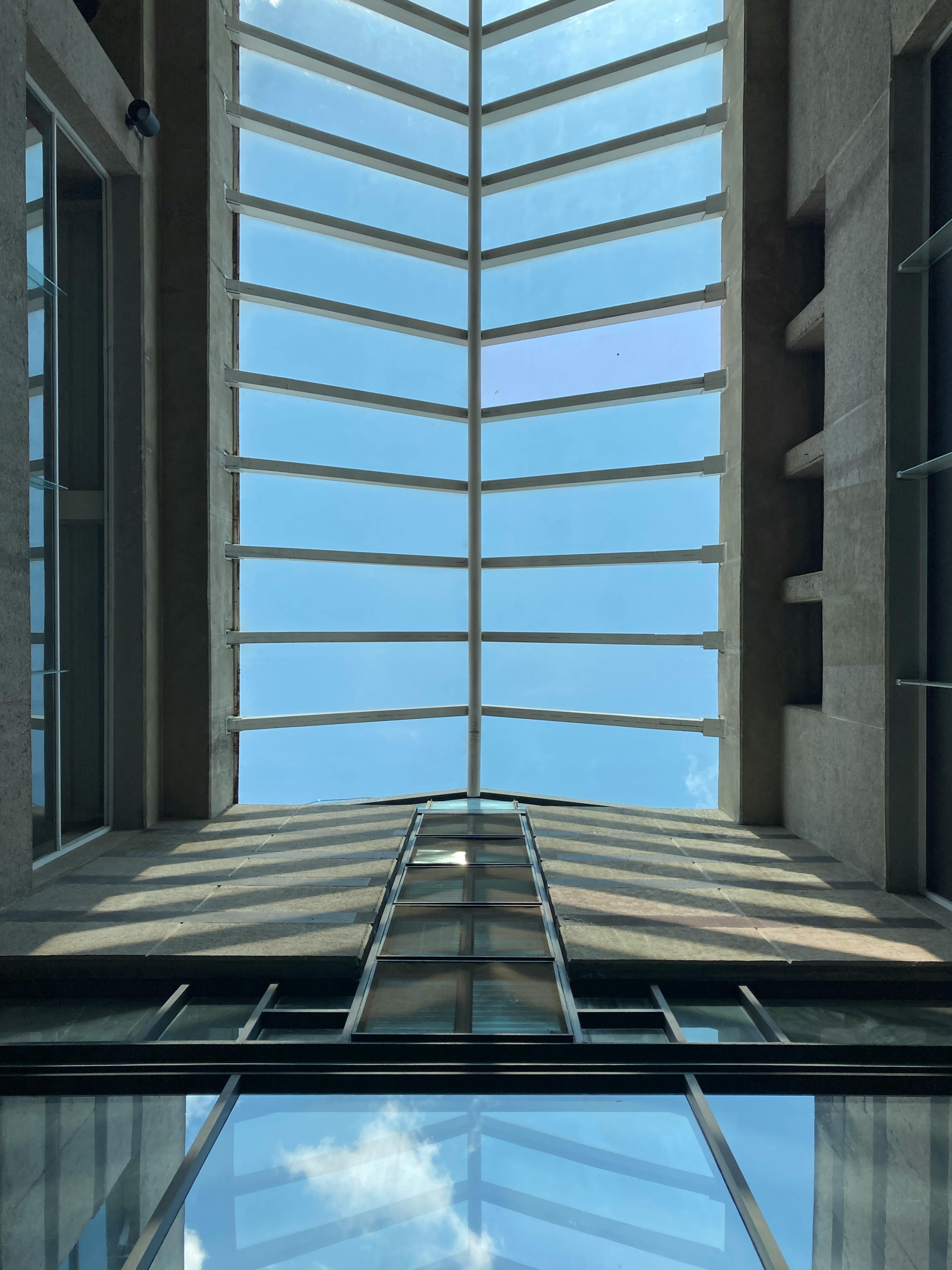 Glass Sunroof in a Modern Public Building · Free Stock Photo