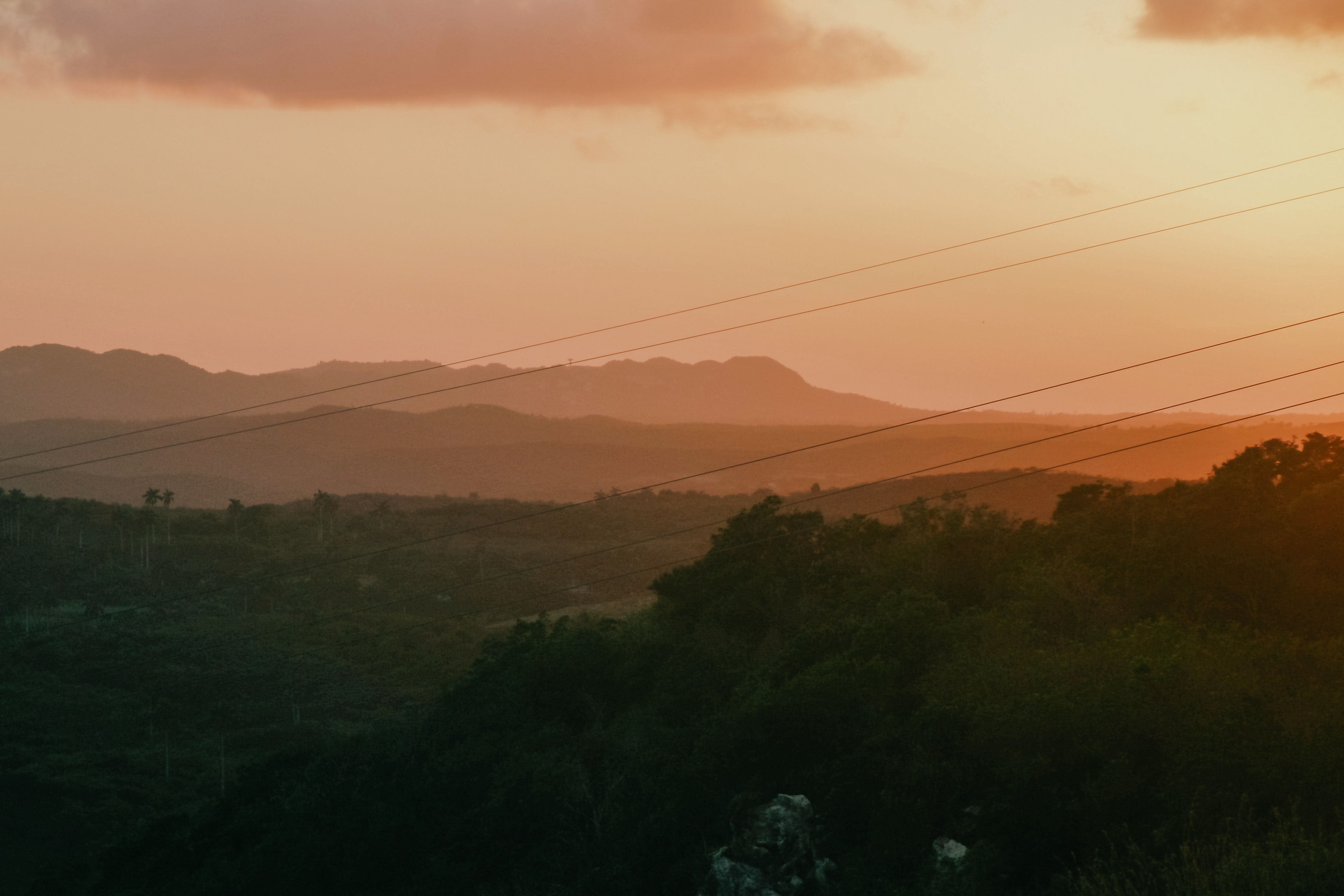 View of Hills at Dawn · Free Stock Photo