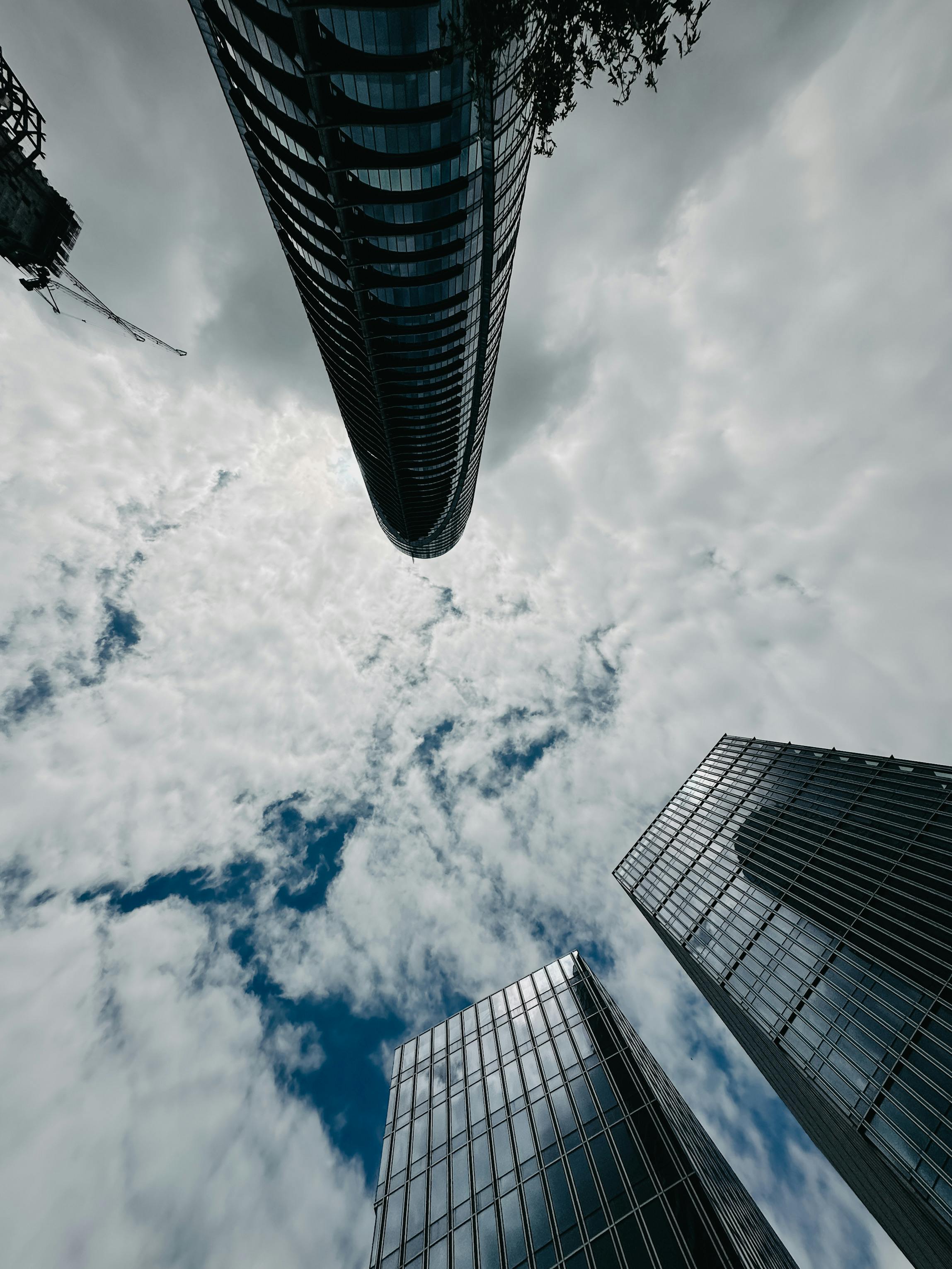 White Cloud over Skyscrapers · Free Stock Photo