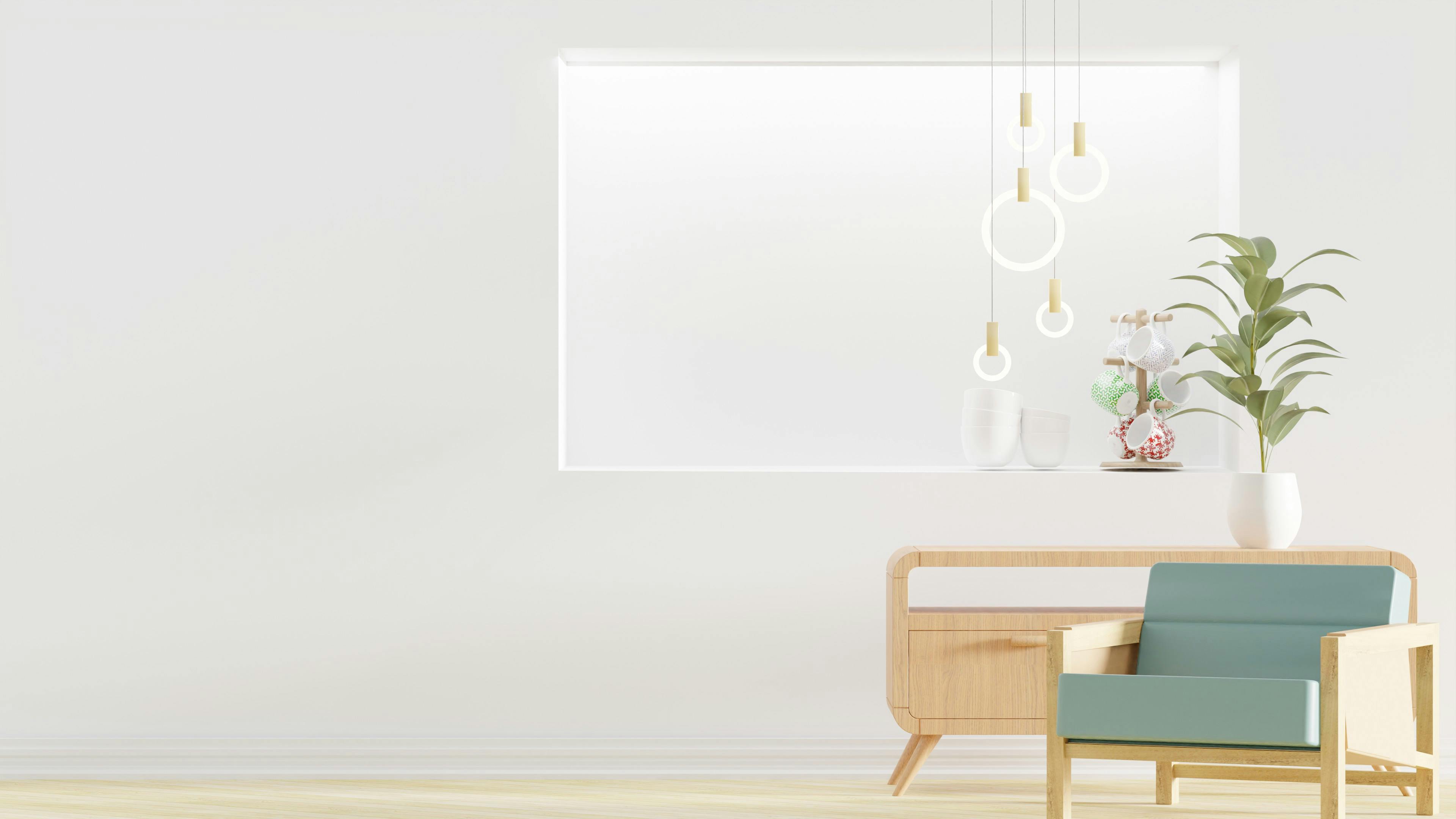 Interior Design of White Room · Free Stock Photo