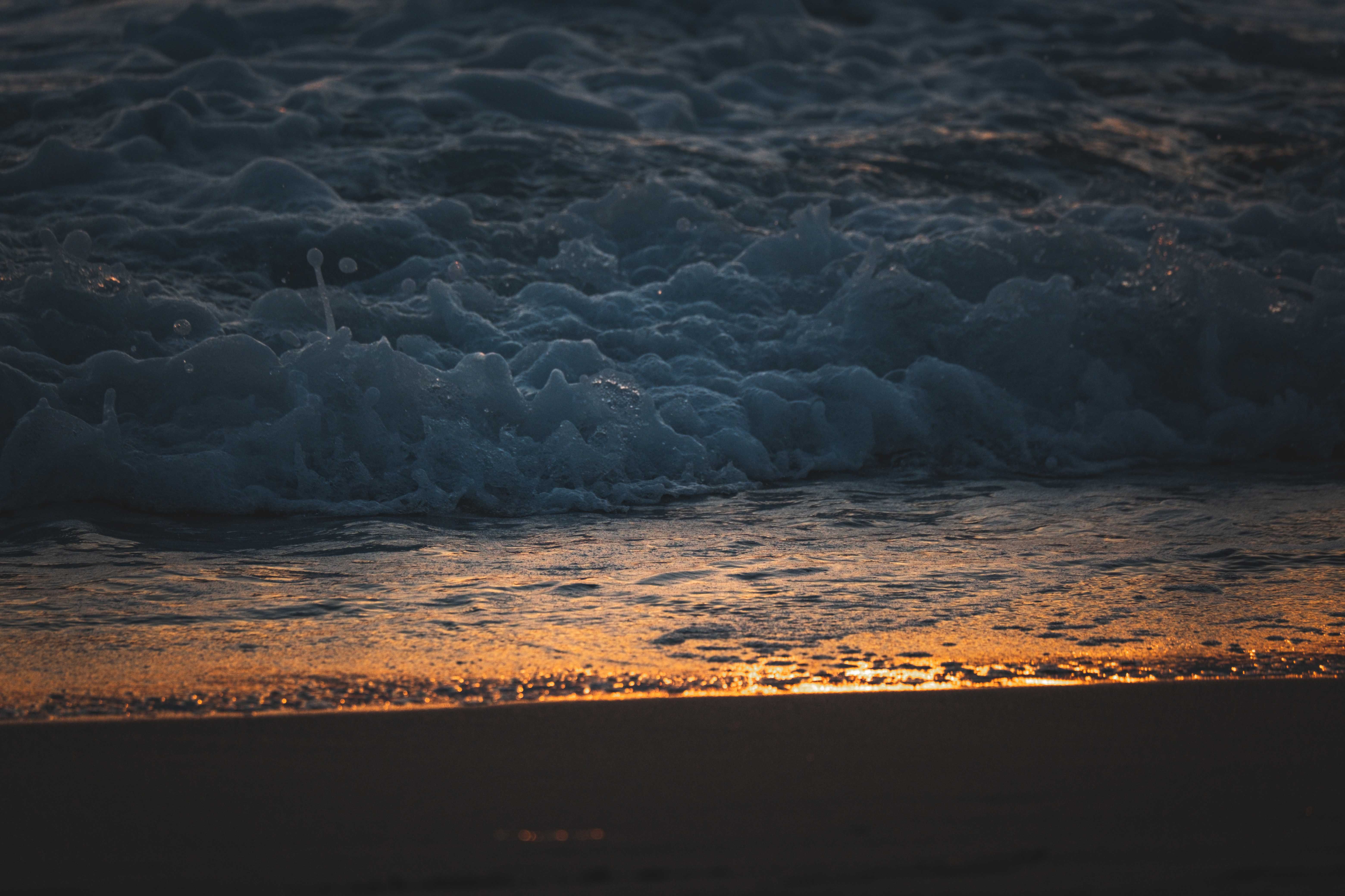 Close up of Water on Shore · Free Stock Photo