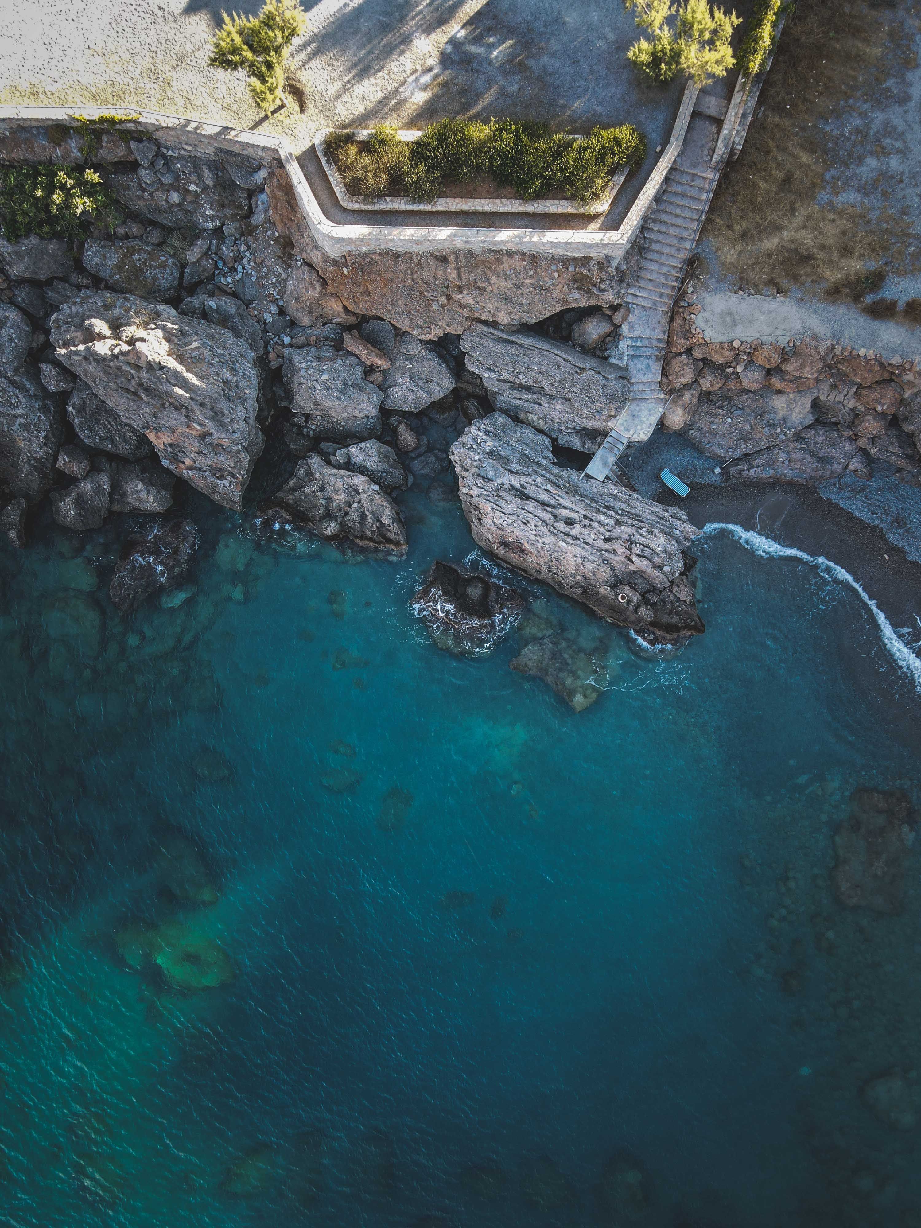 Rocks over Water on Shore · Free Stock Photo