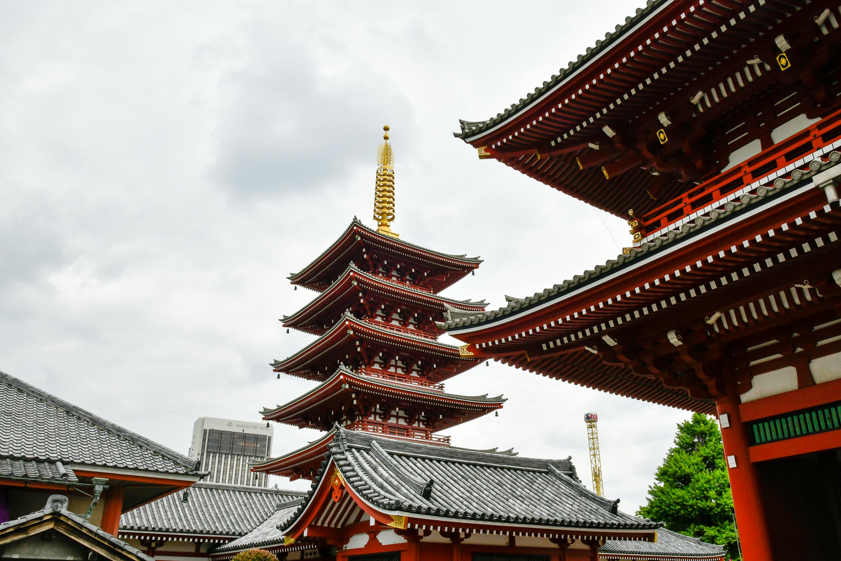 Tokyo Tower Behind Black and White Dojo Building during Daytime · Free ...