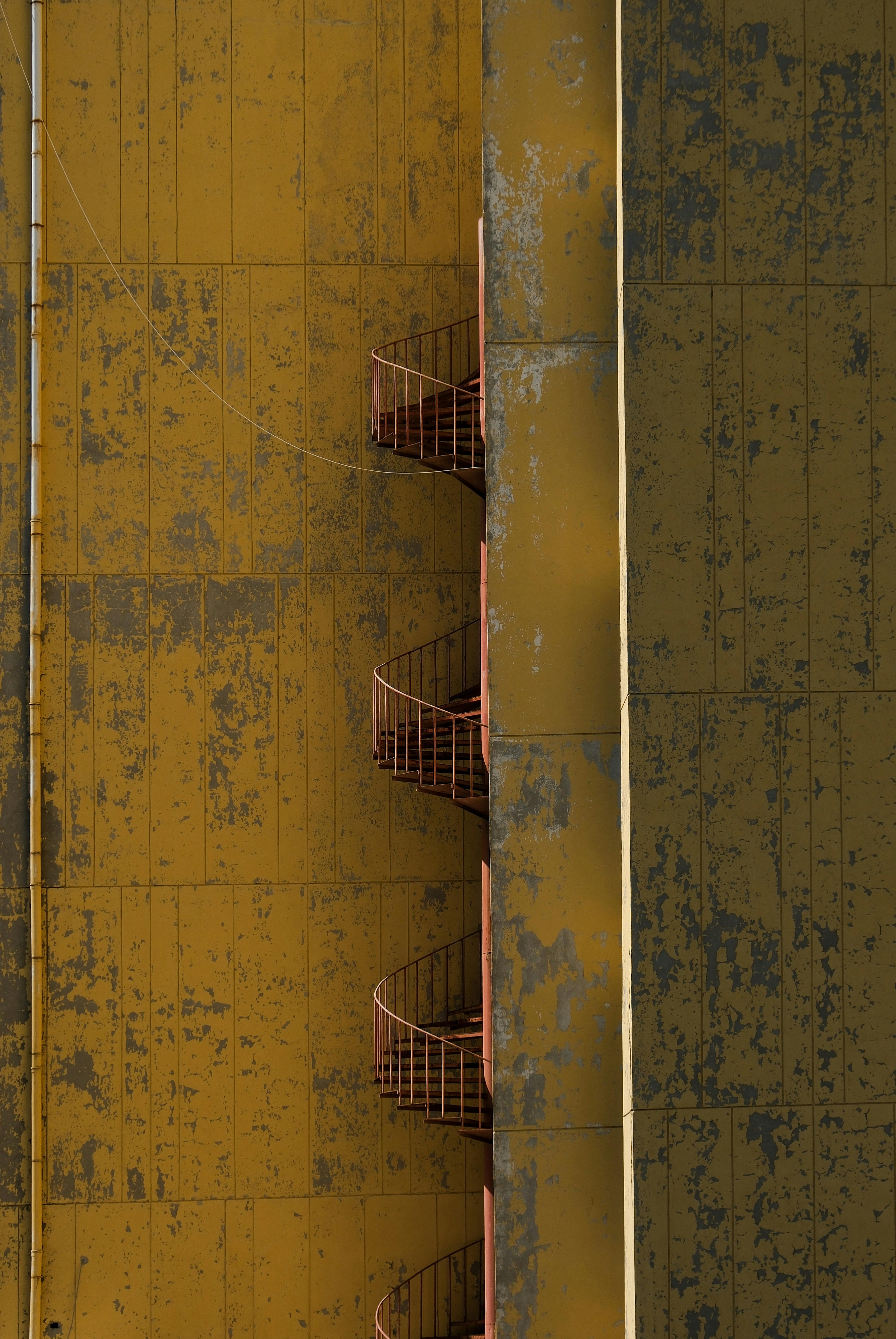 Steel Ladder in Old Rusty Building · Free Stock Photo