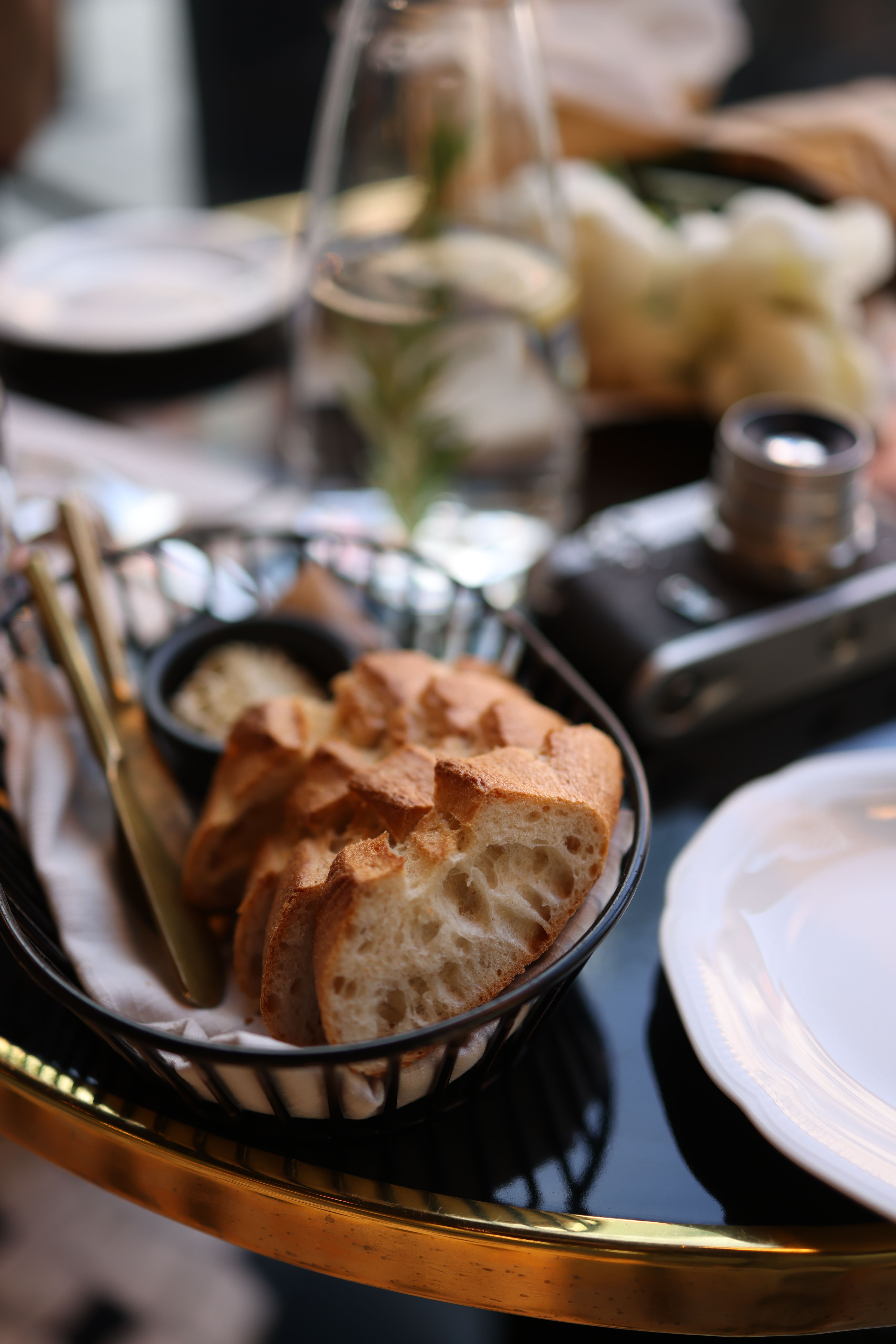 Bread in Basket on Table · Free Stock Photo