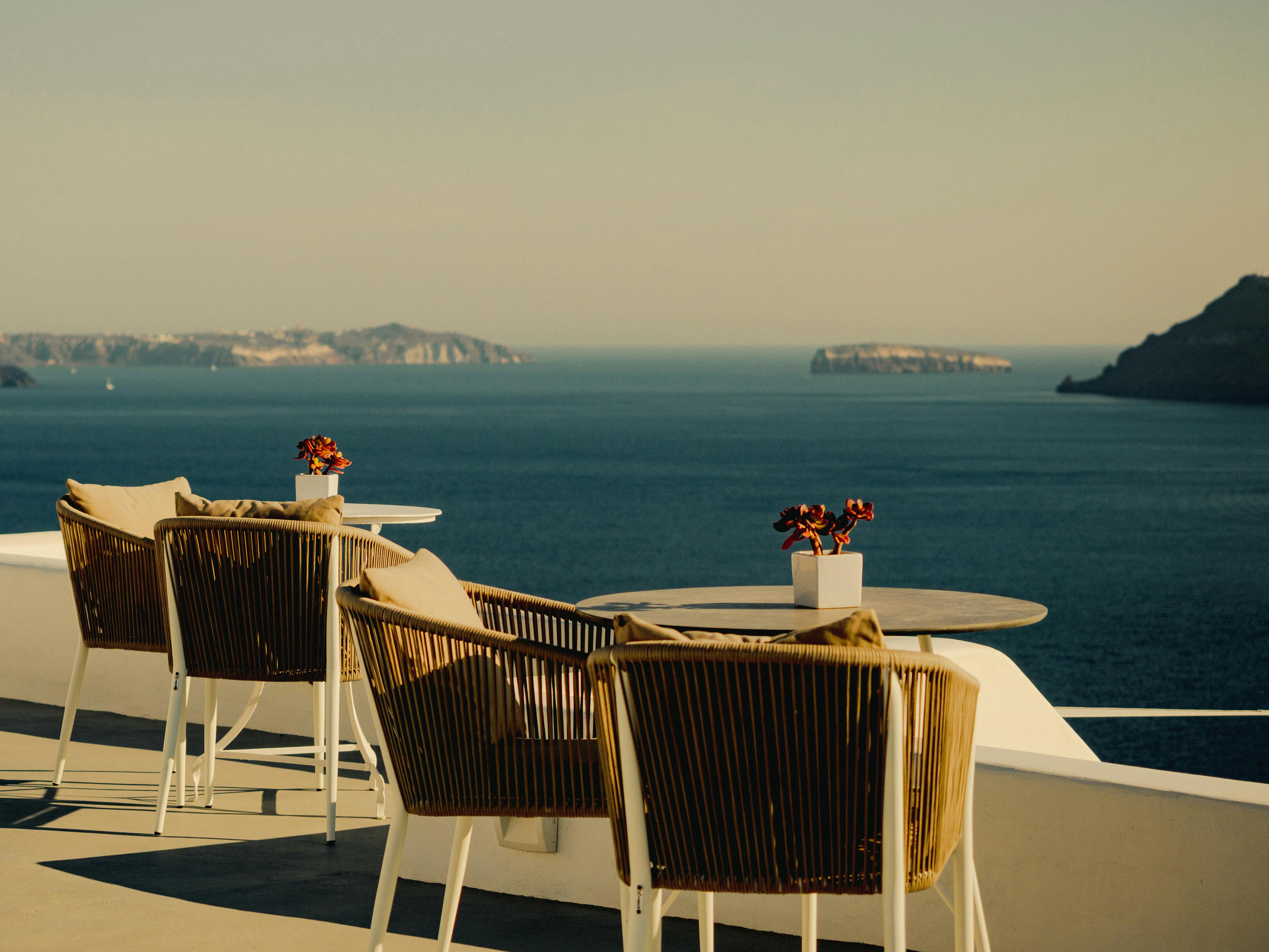 Terrace behind Windows · Free Stock Photo