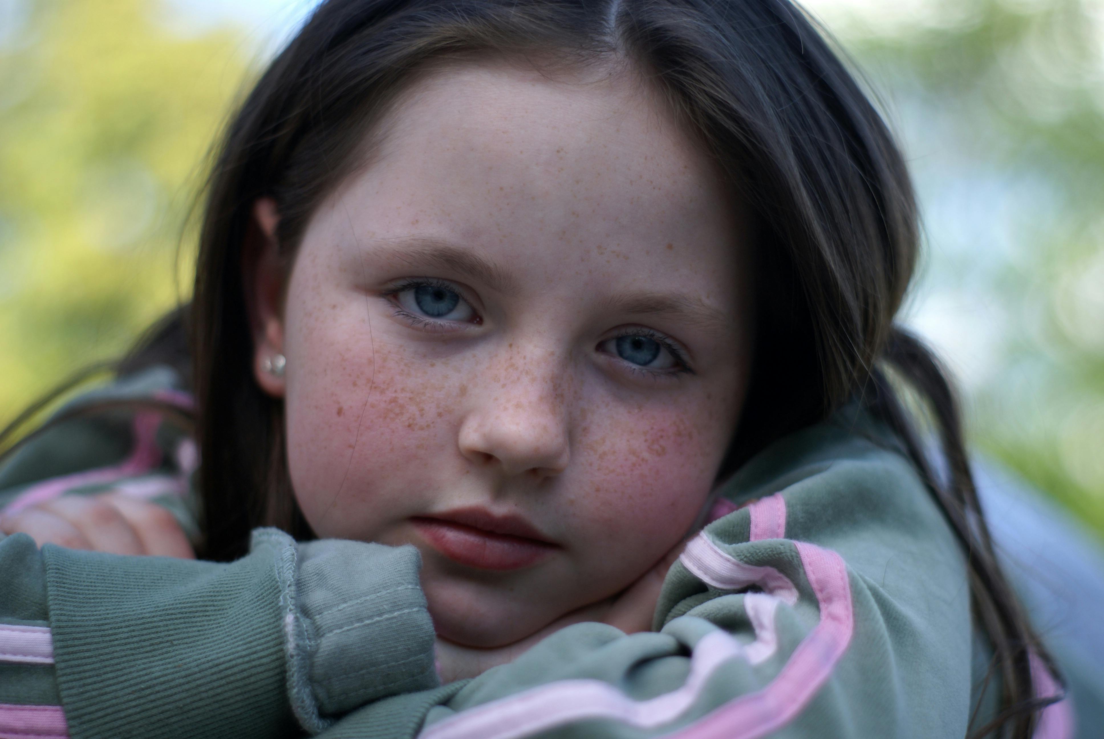 Little Boy Screaming and Labrador Dog Laying Outside · Free Stock Photo
