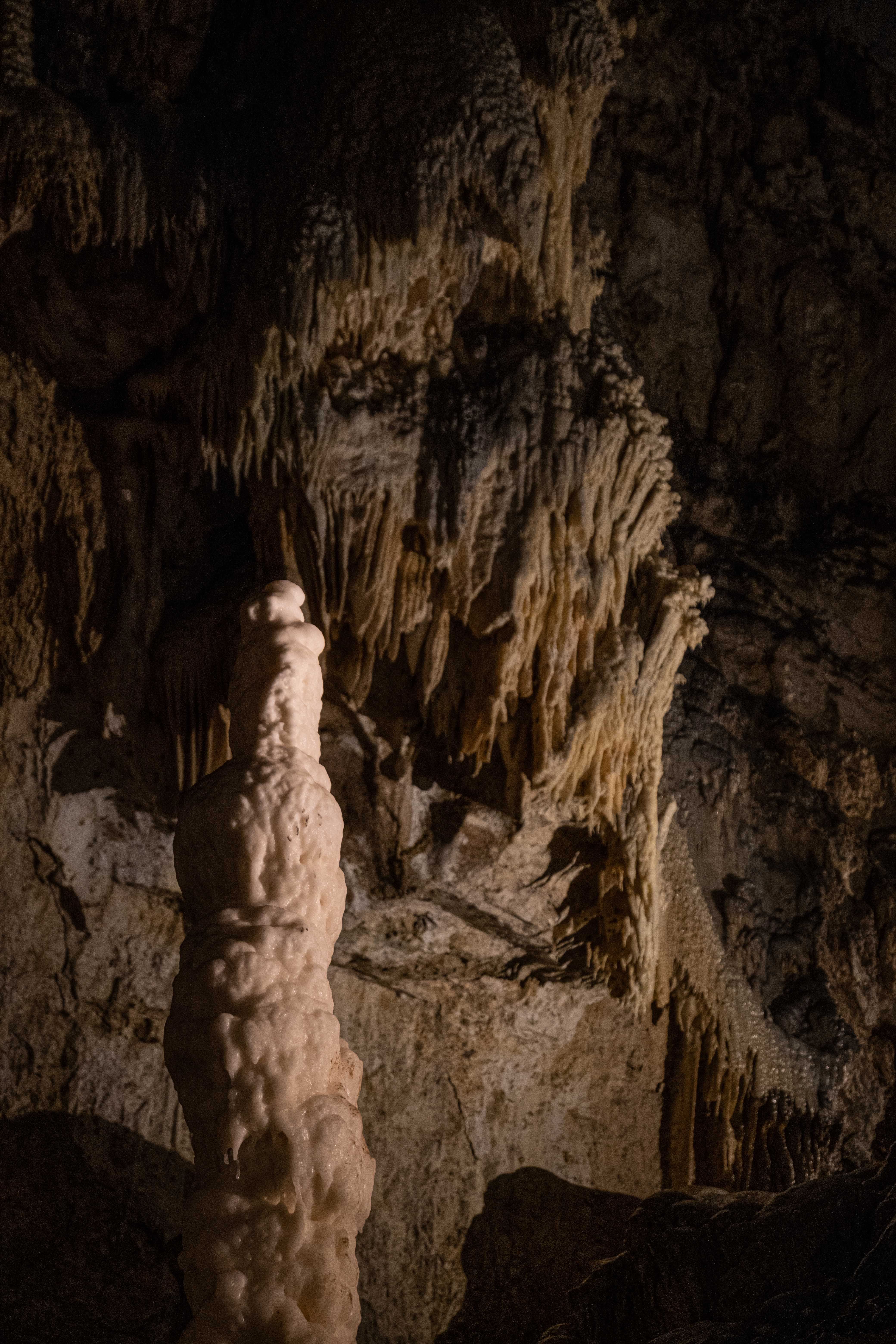 Cave with Stalactites and Stalagmites · Free Stock Photo