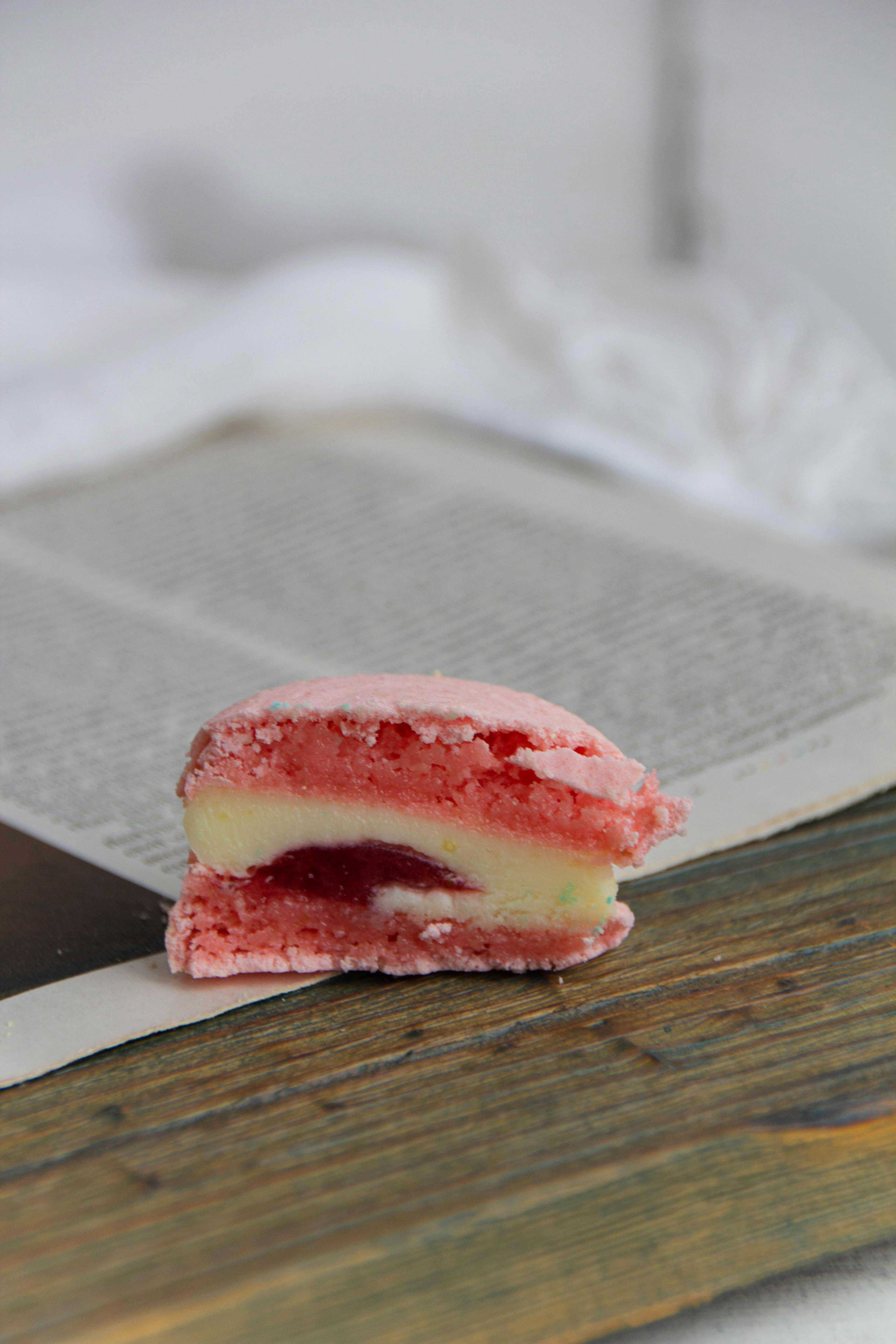 Half of Macaron Cookie · Free Stock Photo